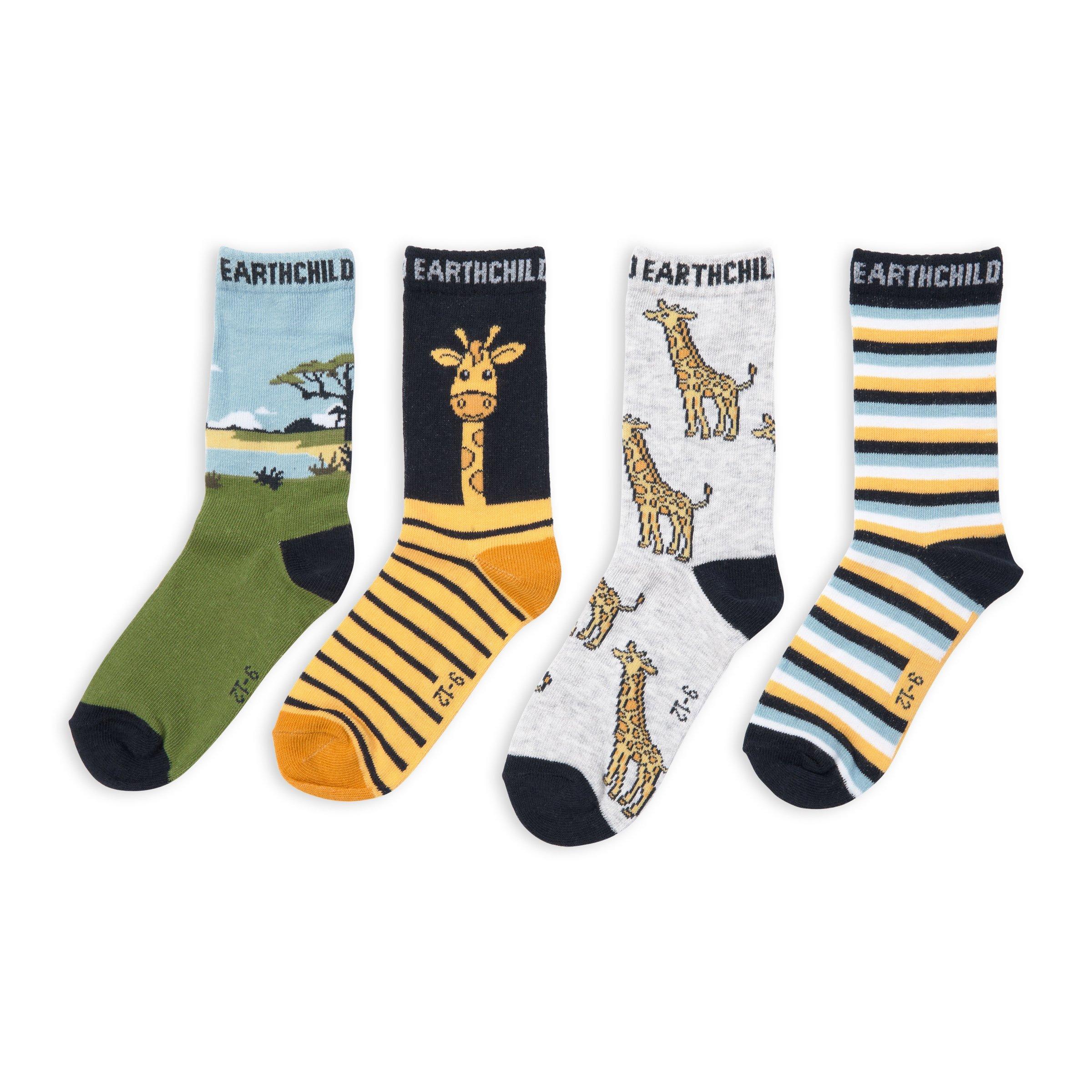 4-pack Kid Boy Socks (3110646) | Earthchild