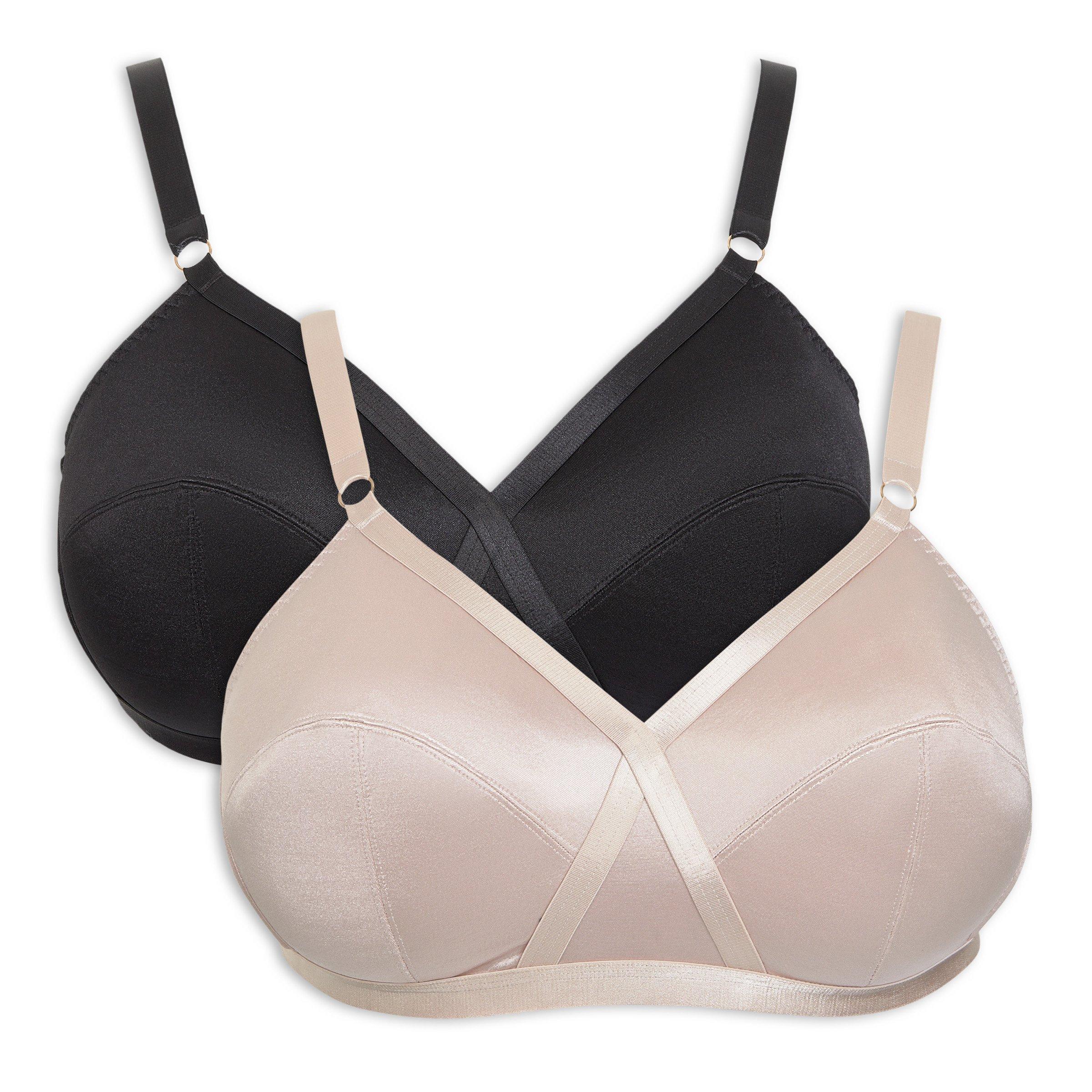 2-pack Non-wire Bras (3110837) | Finnigans