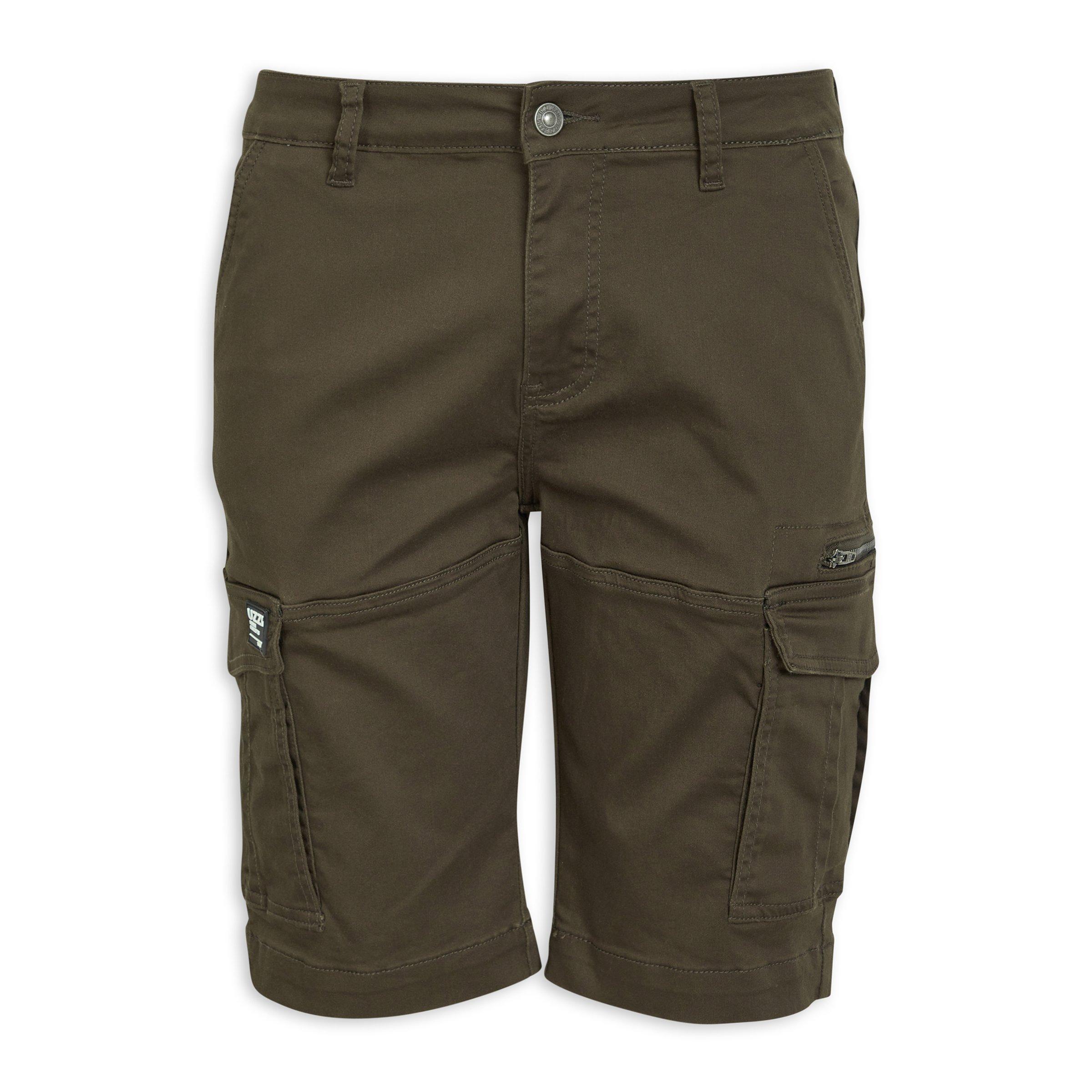 Green Cargo Shorts (3111152) | UZZI