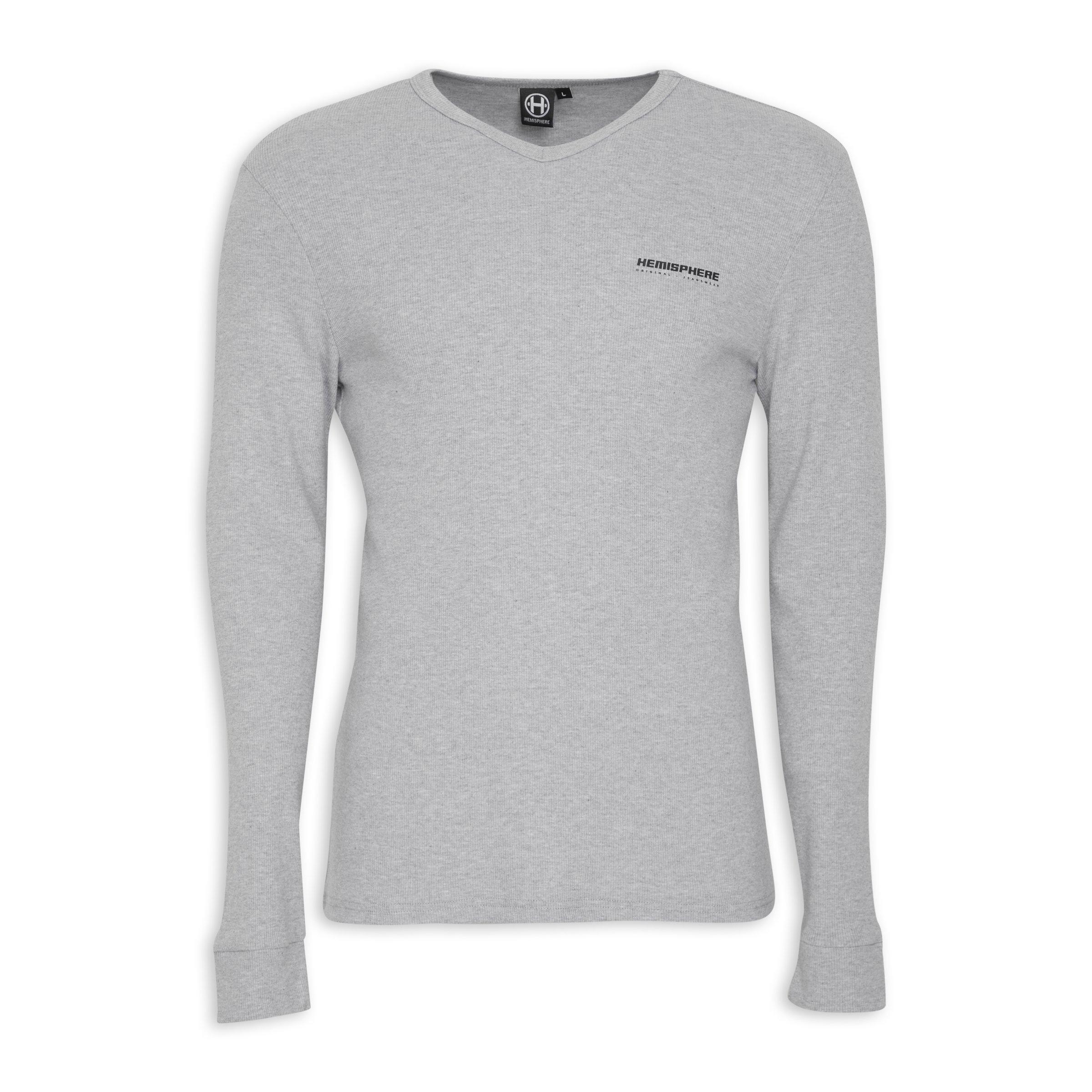 Grey Long Sleeve T-shirt (3111968) | Hemisphere