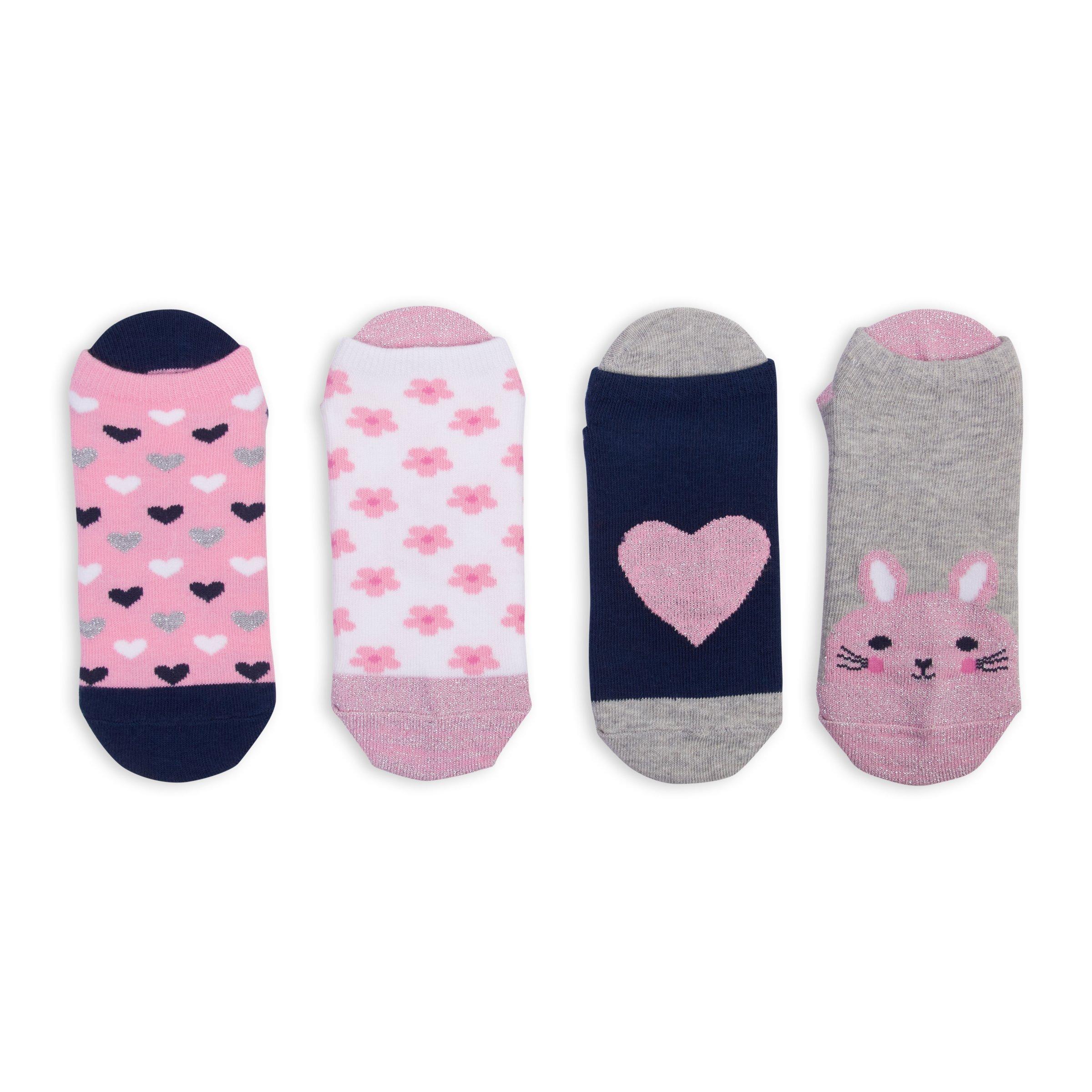 4-pack Girls Secret Socks (3112065) | LTD Kids