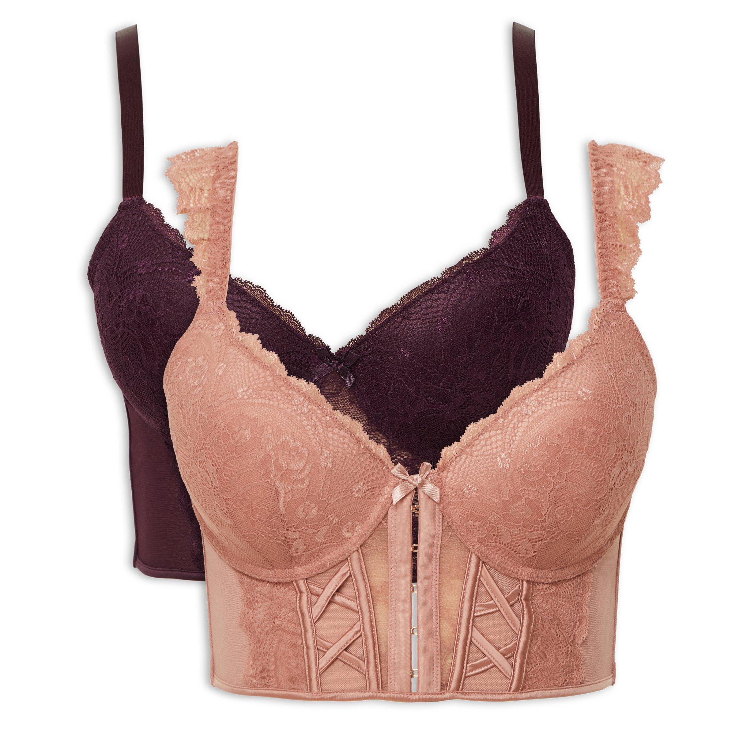 2-pack Padded Plunge Bras (3112572) | Identity