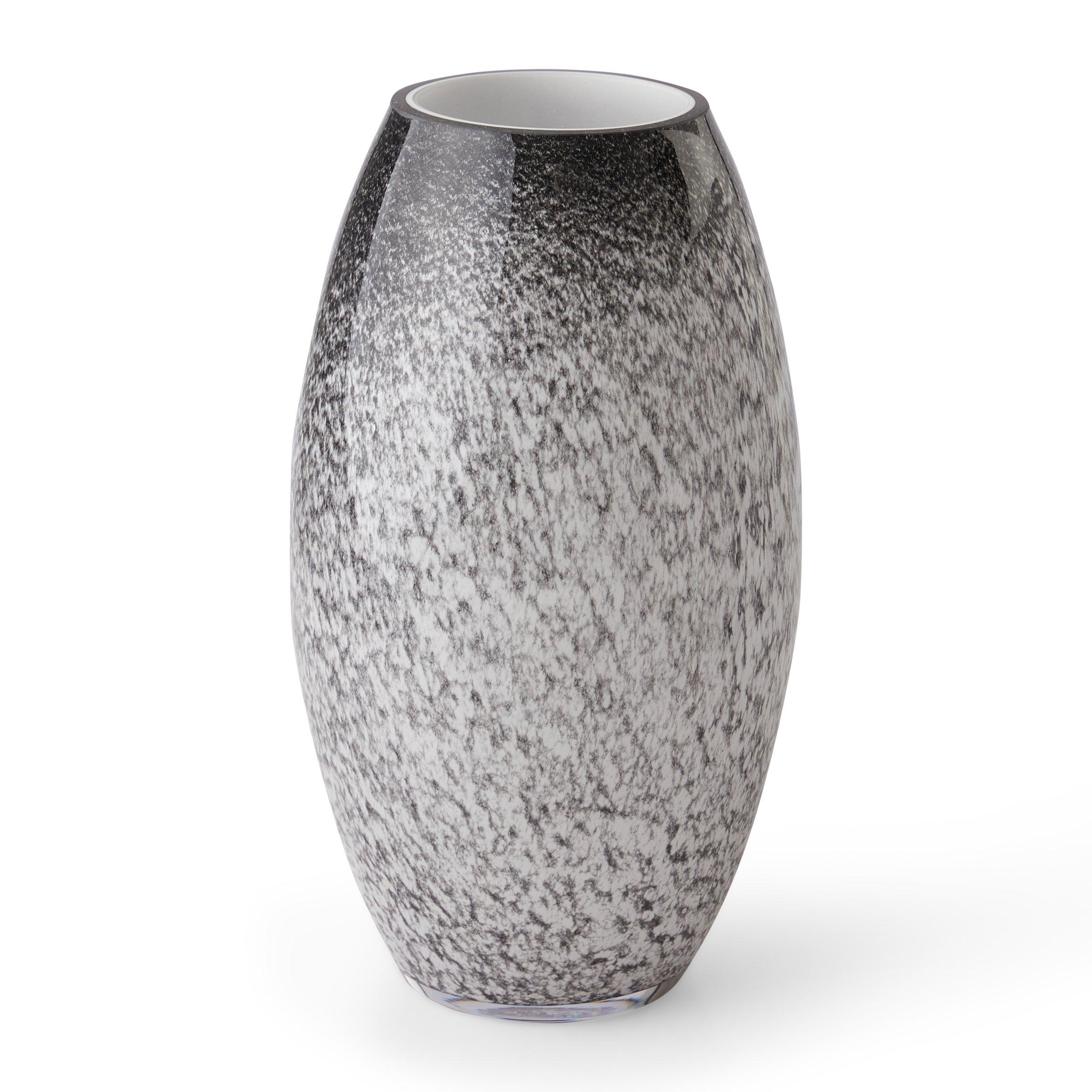 Grey Marble-Look Glass Vase (3112917) | Loads of Living