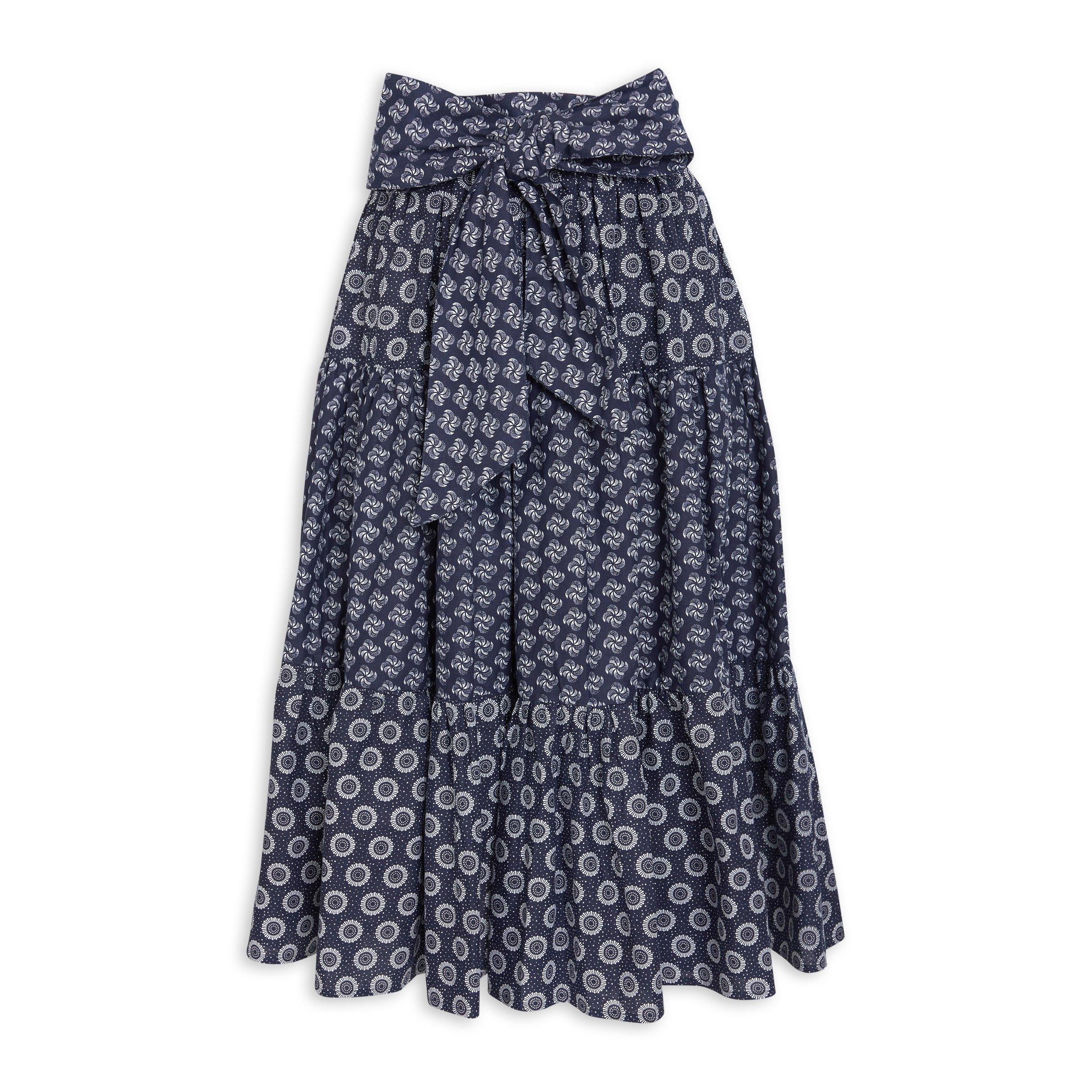 Geometric Print Belted Skirt (3113756) | Ginger Mary