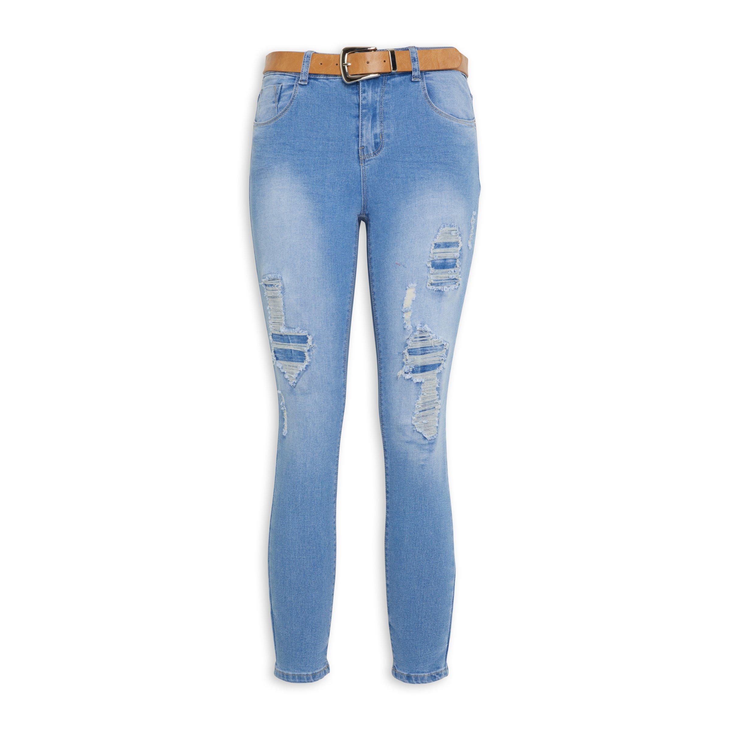 Indigo Belted Skinny Jeans (3113776) | Identity
