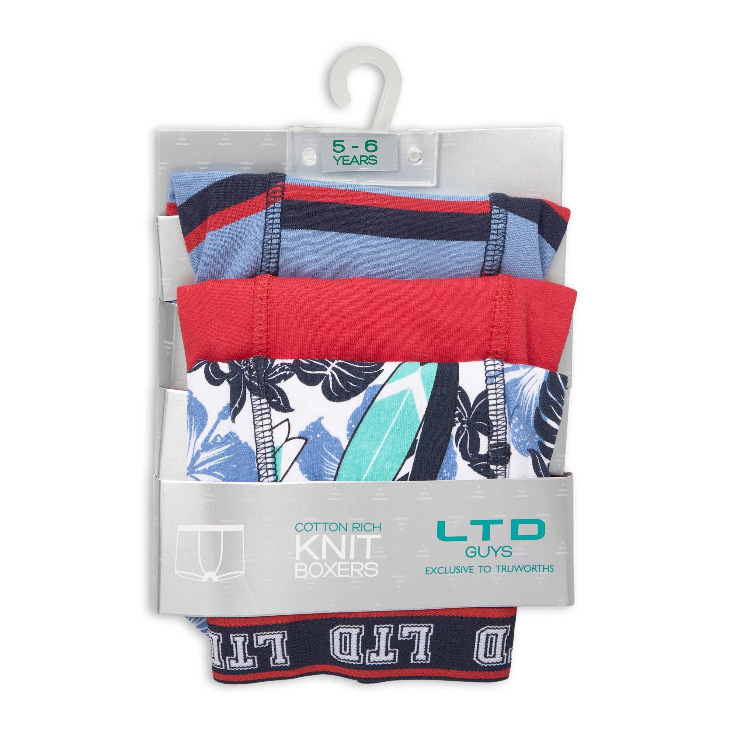 3-pack Kid Boy Boxers (3114912) | LTD Kids