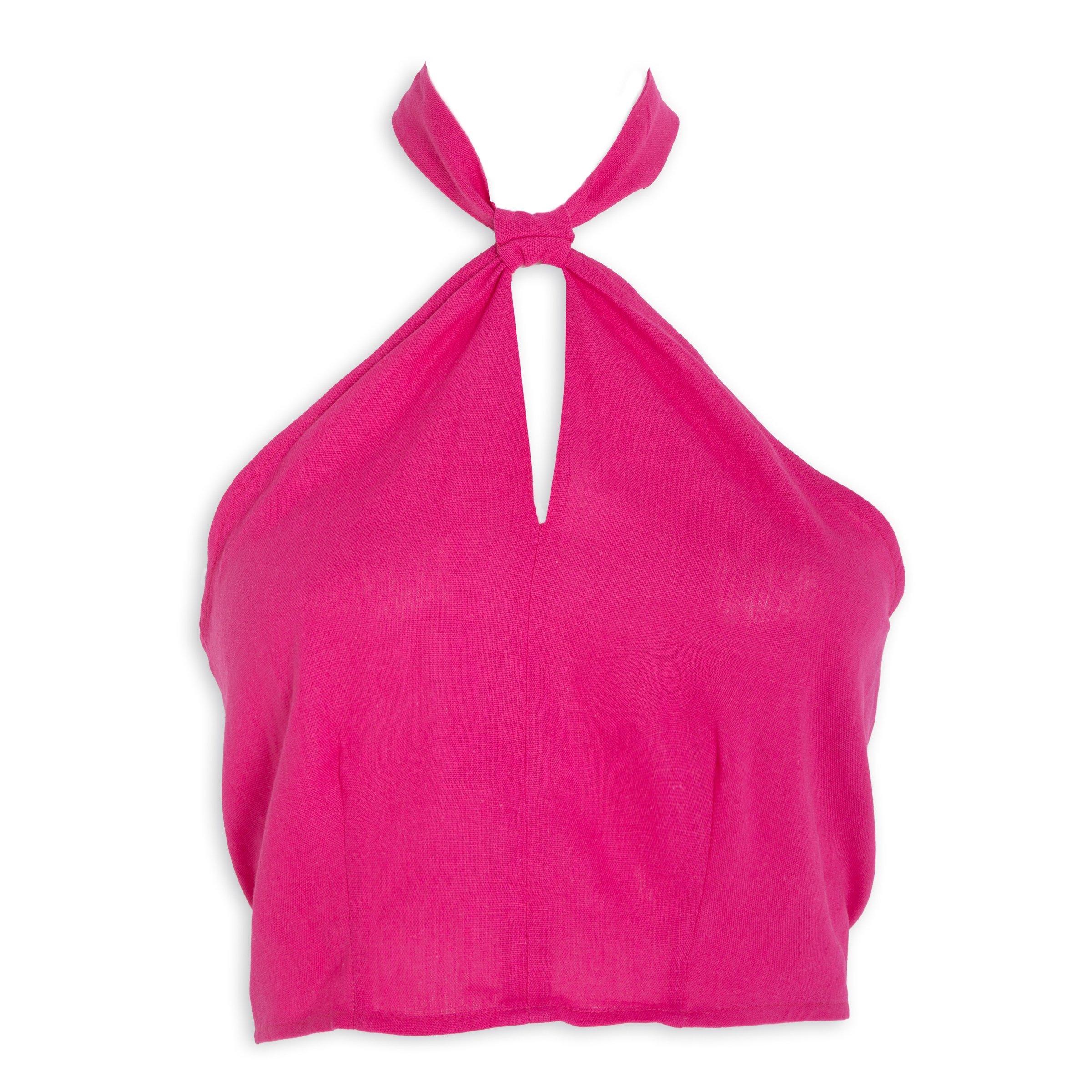 Pink Halter Top (3115379) | Identity