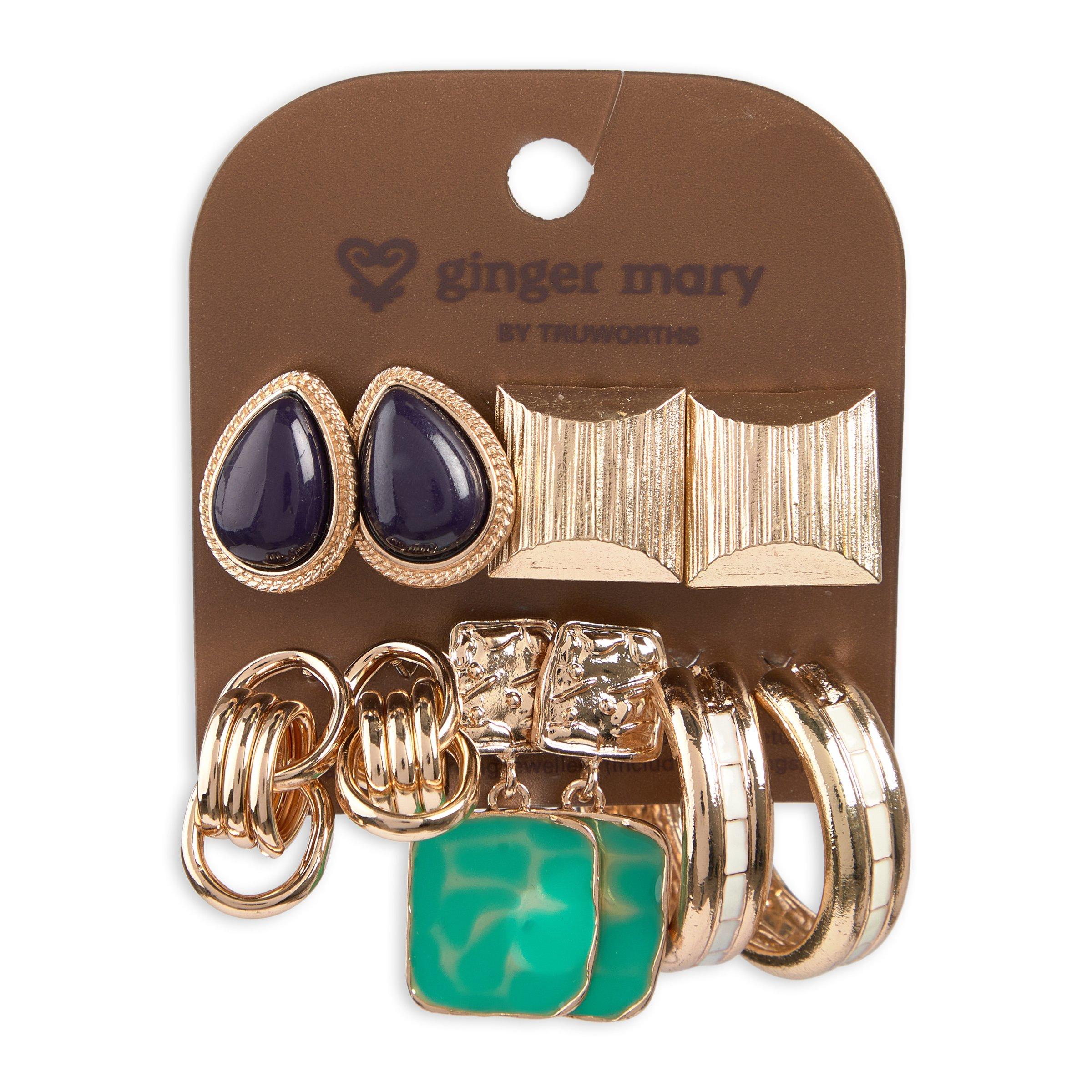 5-Pack Earring Set (3115393) | Ginger Mary
