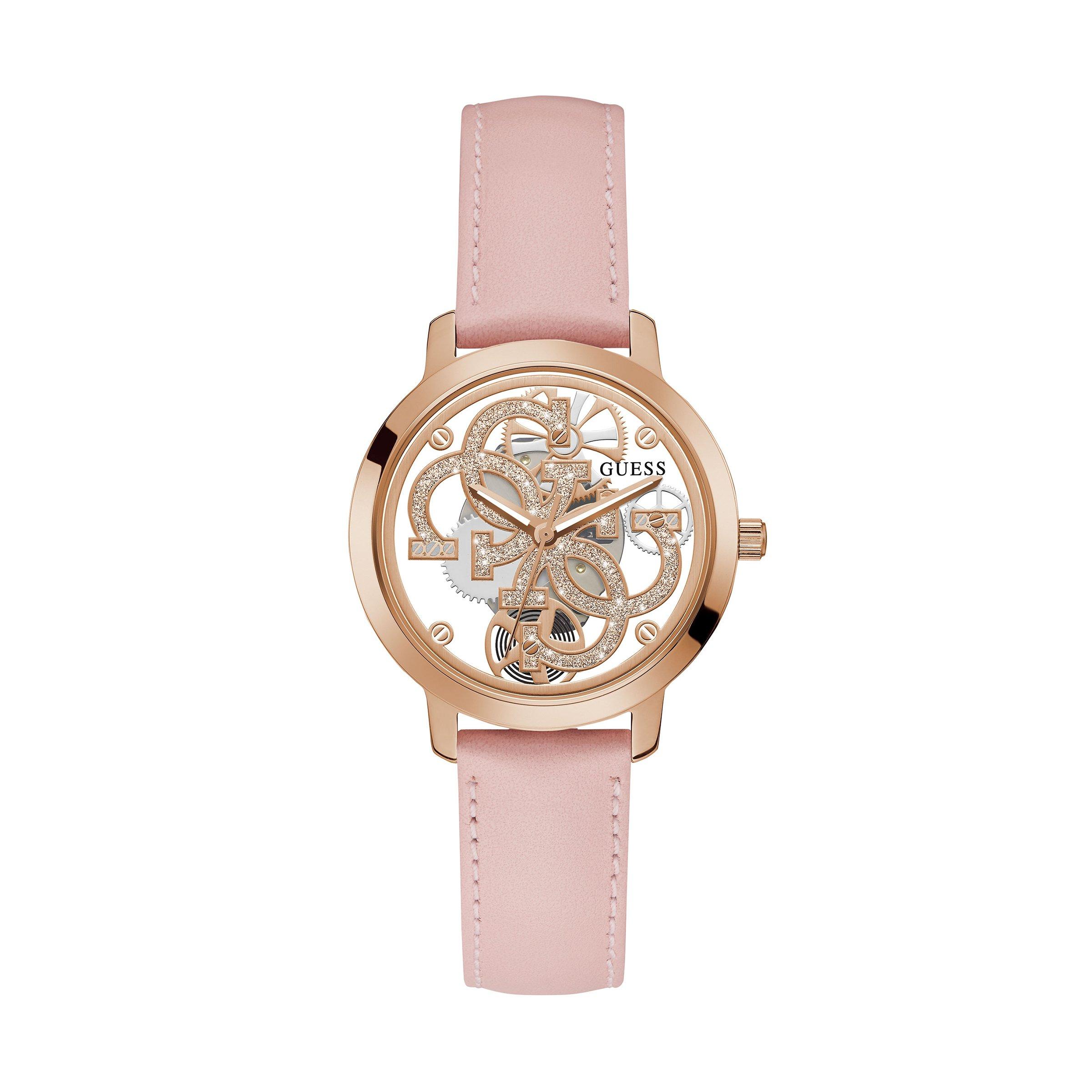 Pink Leather Watch (3116350) | GUESS