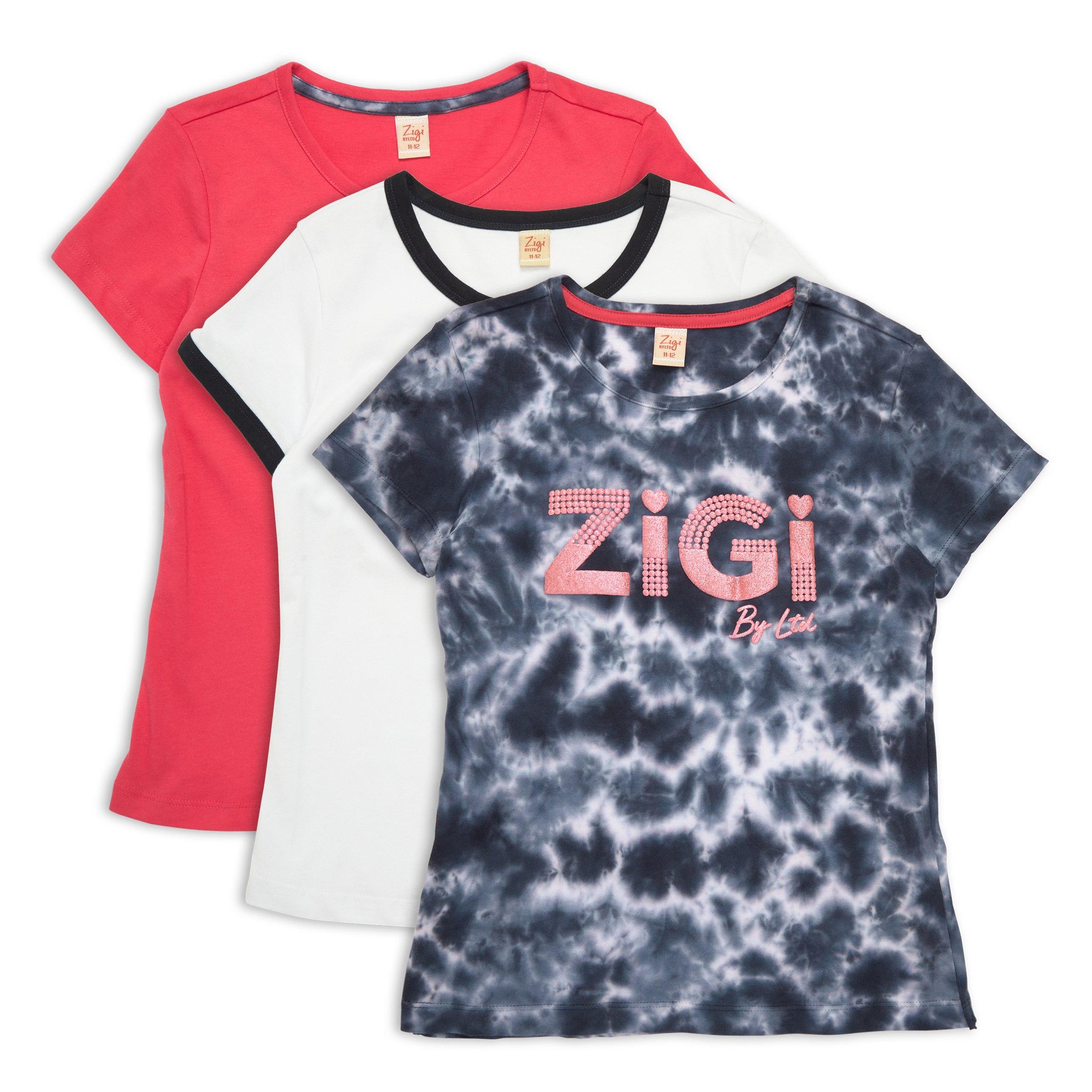 3-pack Girls T-shirts (3116975) | LTD Kids
