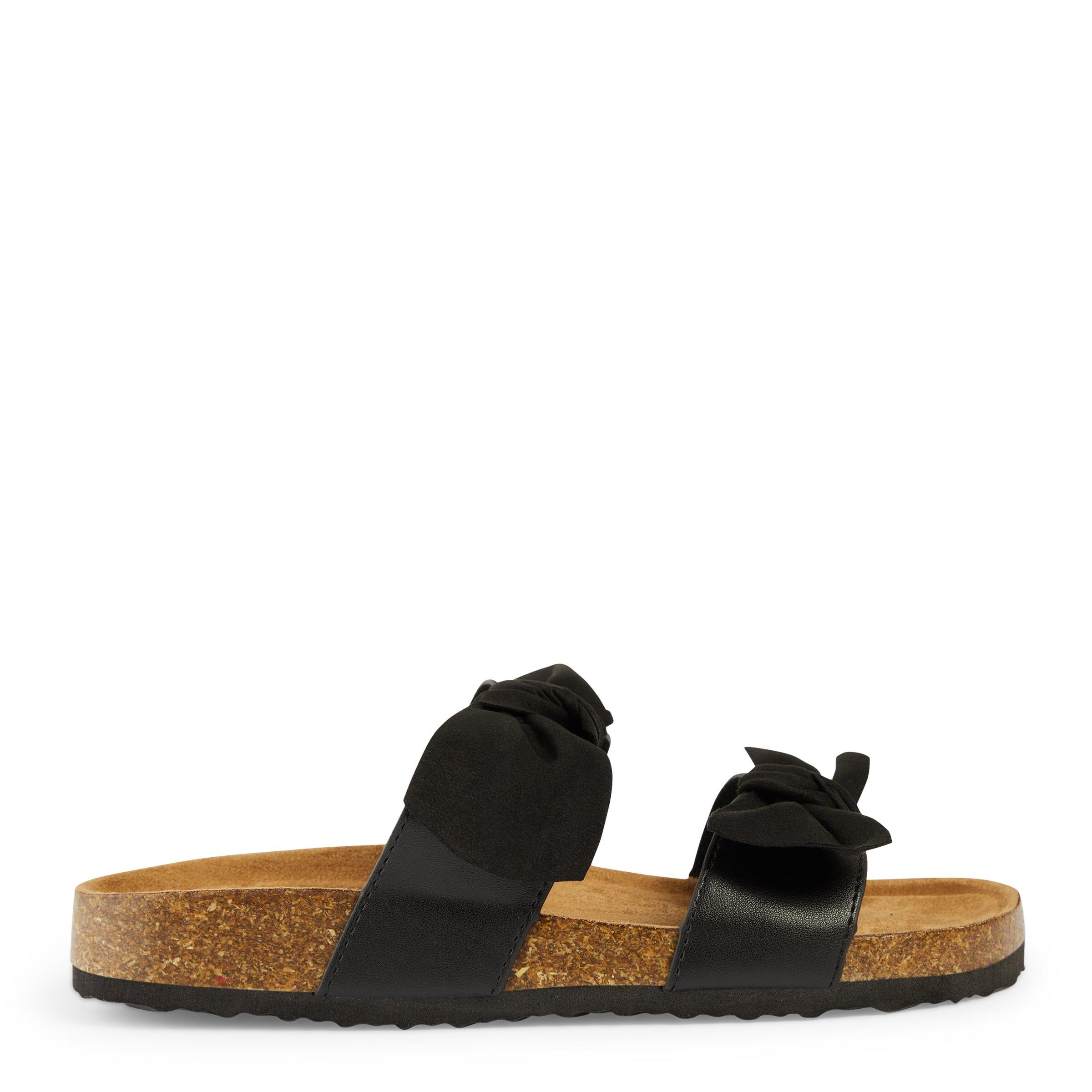 Black Double Strap Mule Sandals (3117419) | Truworths