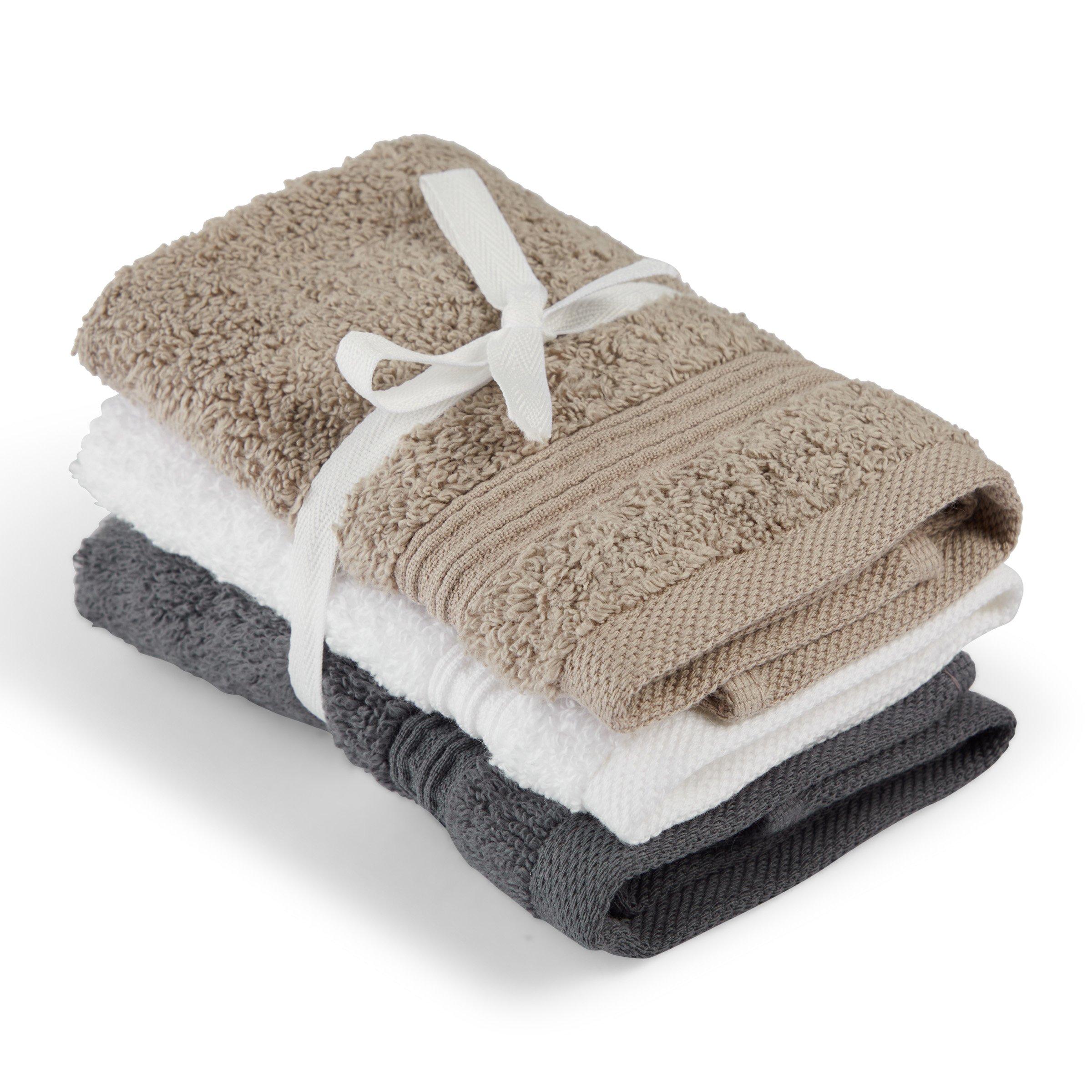 3-pack Face Cloths (3117962) | Loads of Living