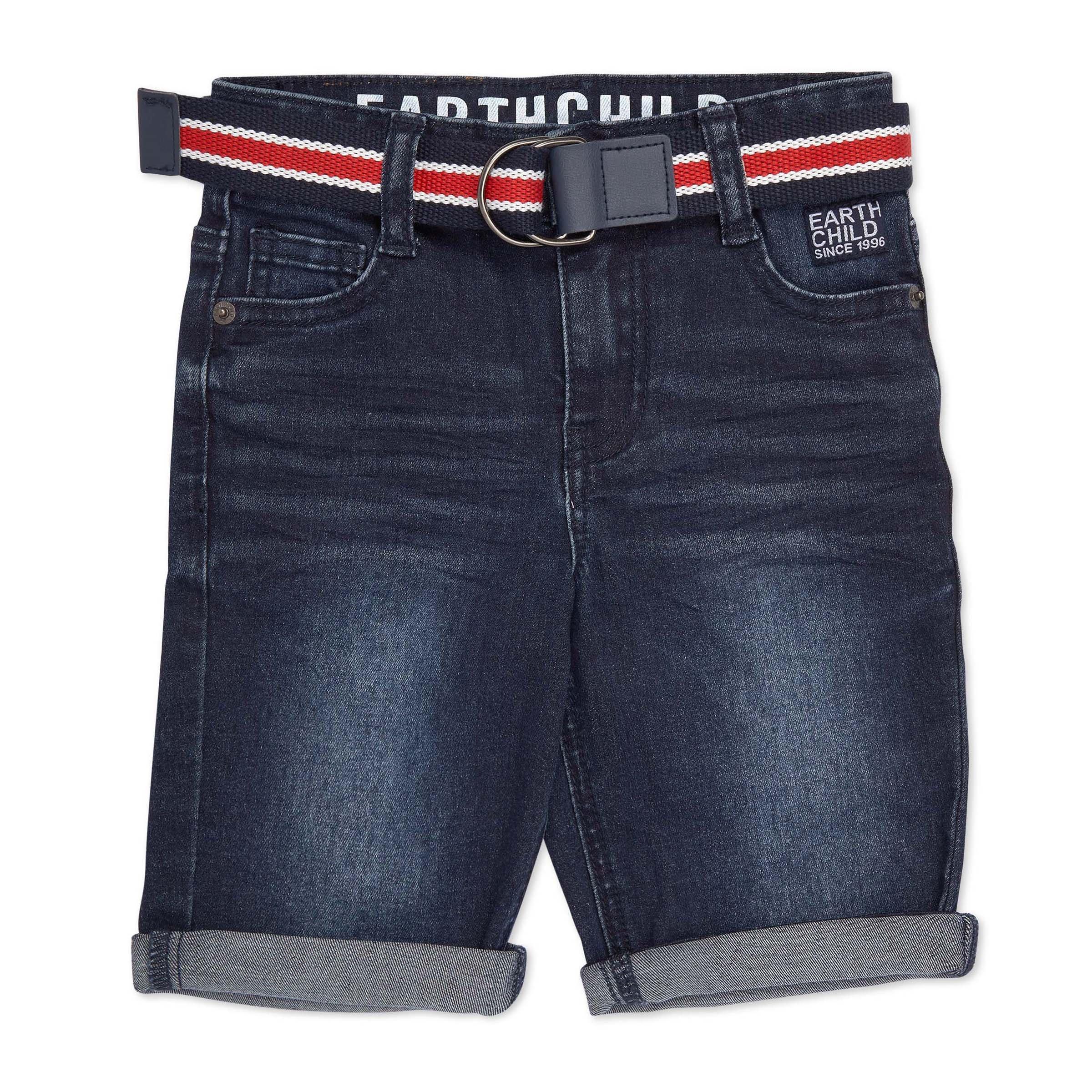 Kid Boy Indigo Belted Shorts (3118131) | Earthchild