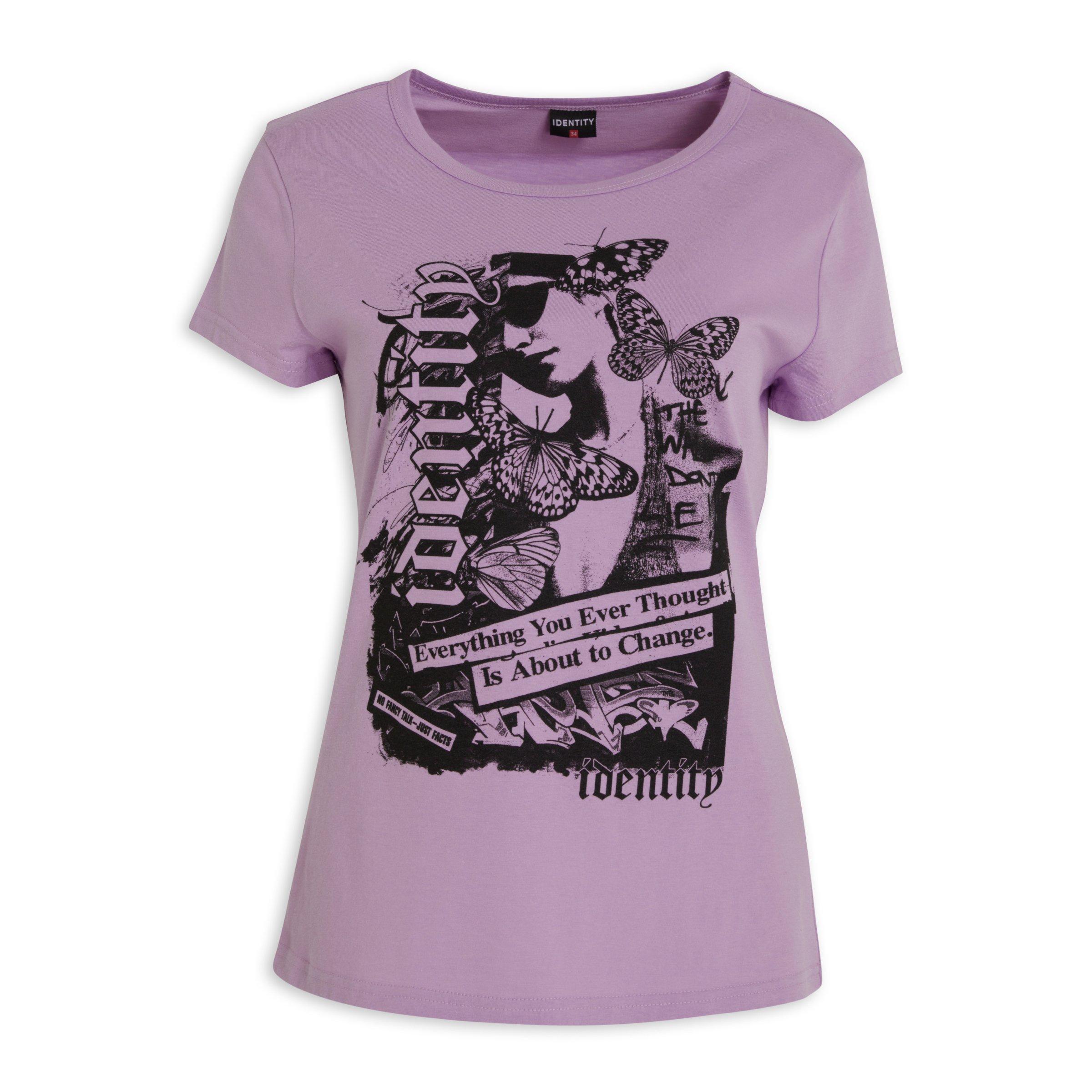 Purple Graphic Tee (3118431) | Identity