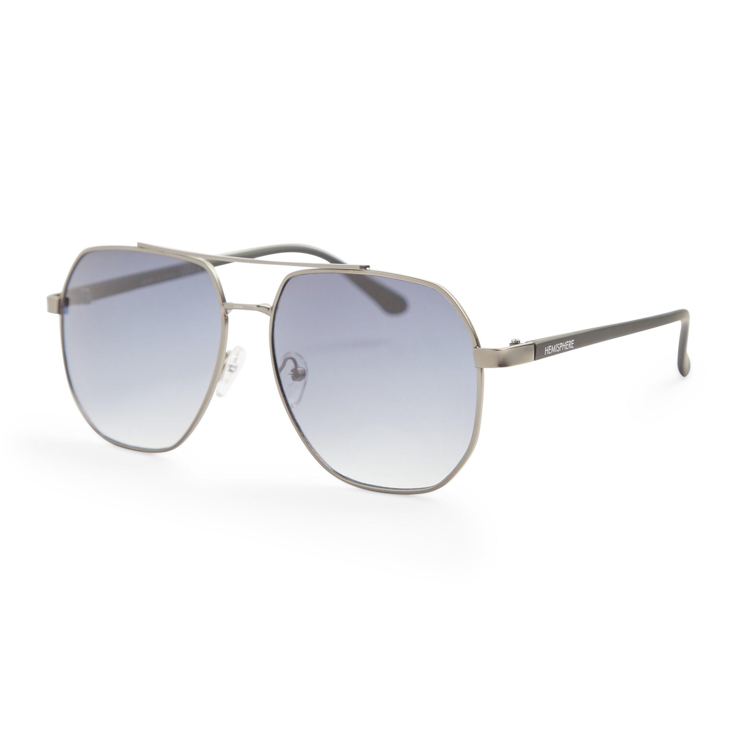 Grey Aviator Sunglasses (3118859) | Hemisphere