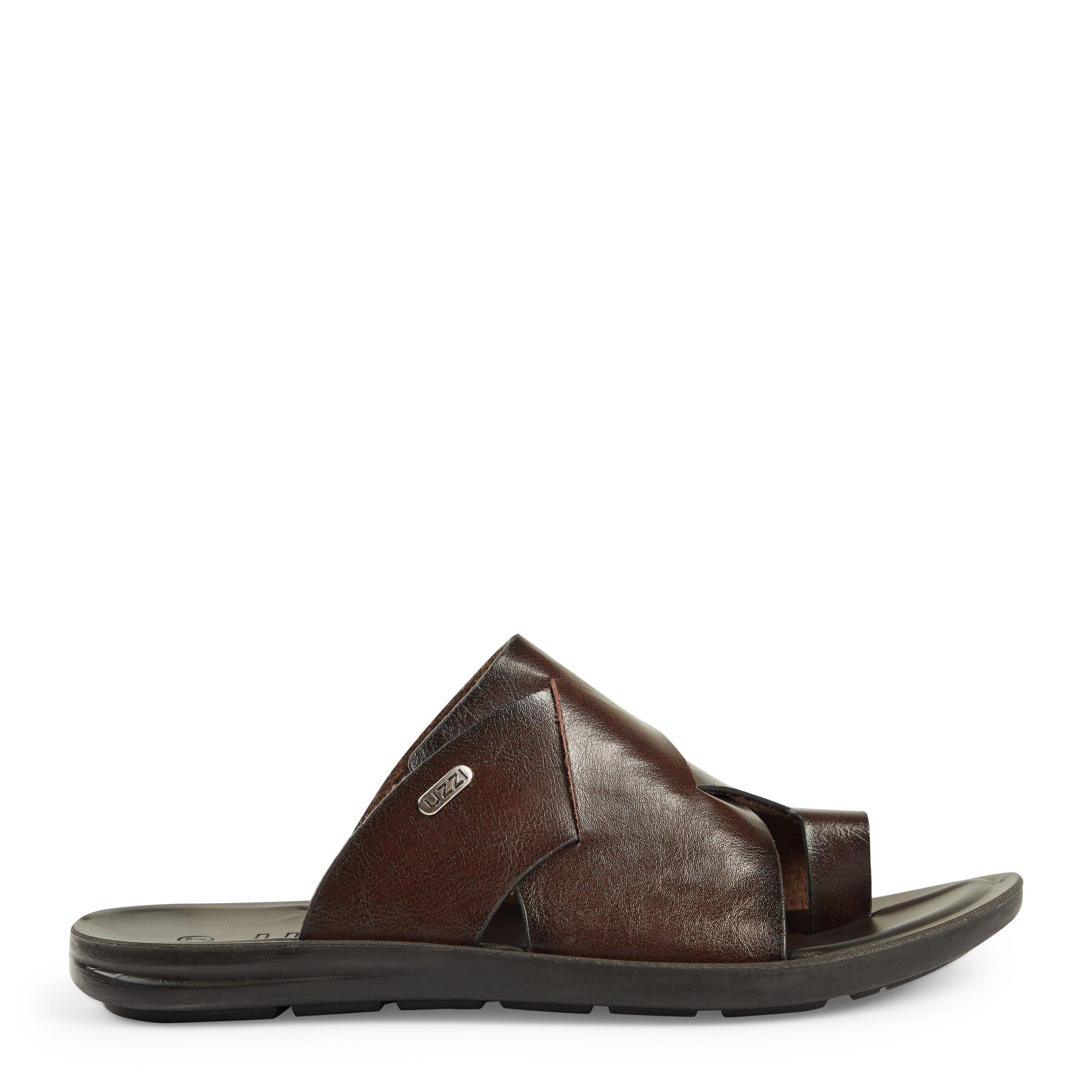 Brown Toe Post Sandals (3118988) | UZZI