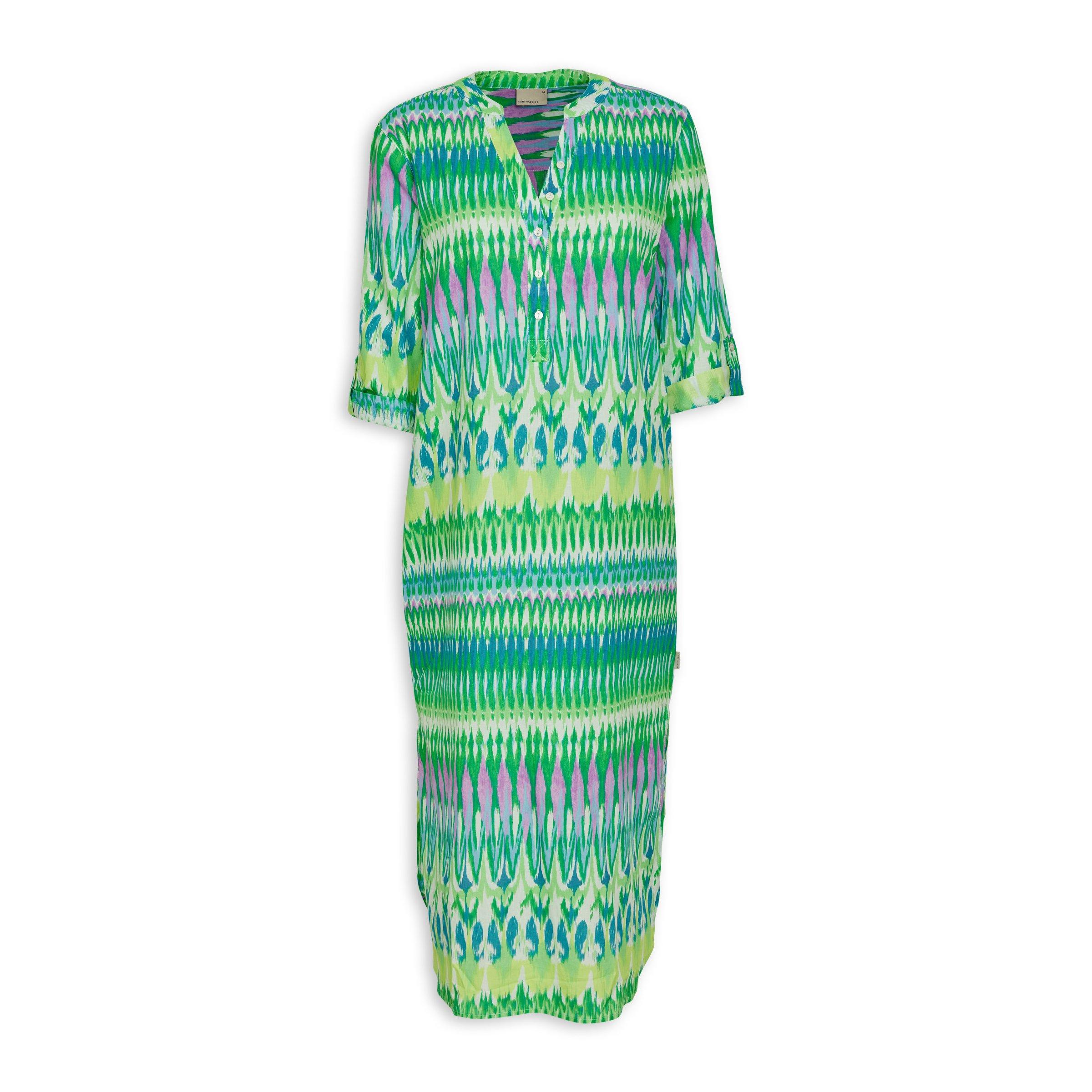 Printed Shirt Dress (3119274) | Earthaddict