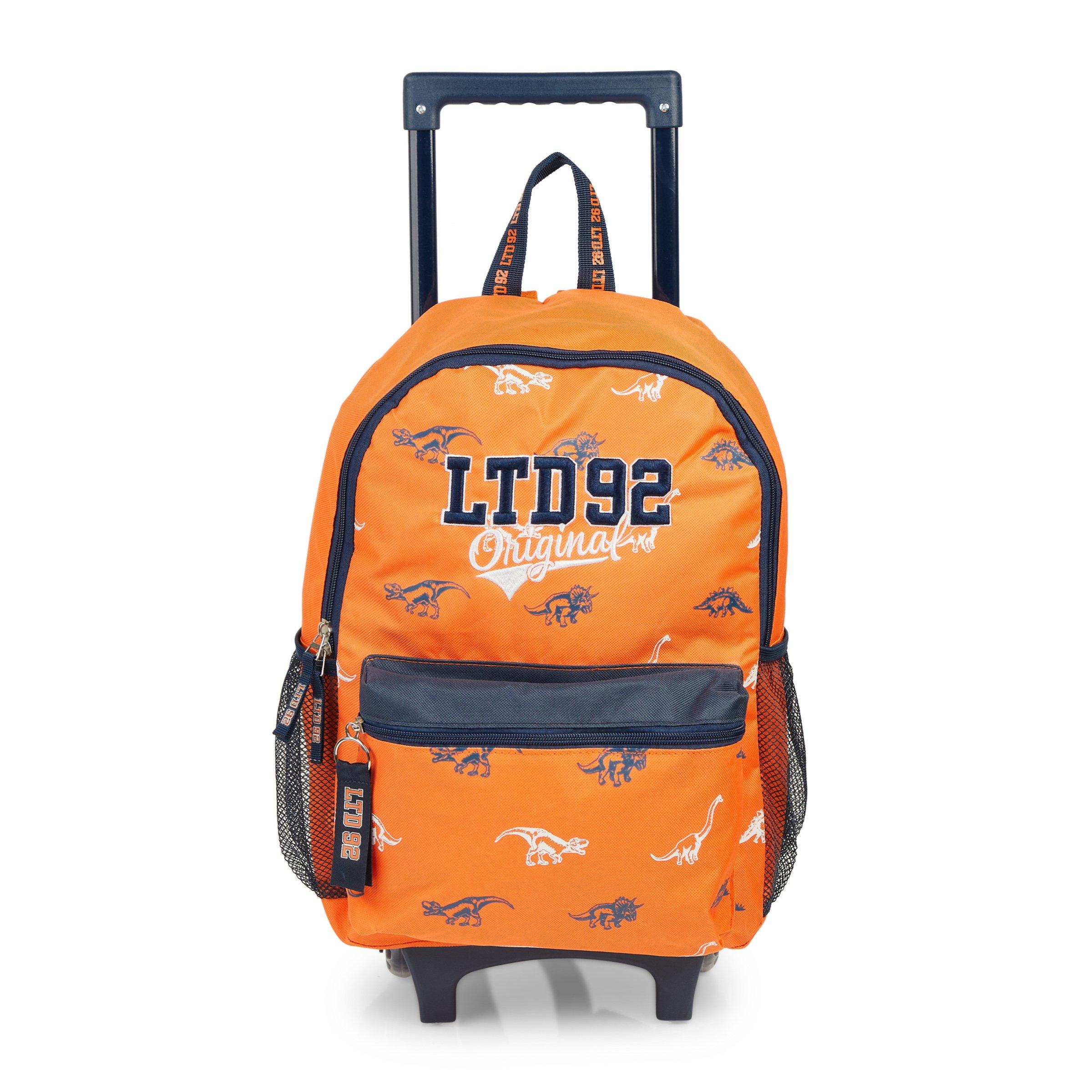 Boys Dino Print Wheelie Backpack (3119595) | LTD Kids