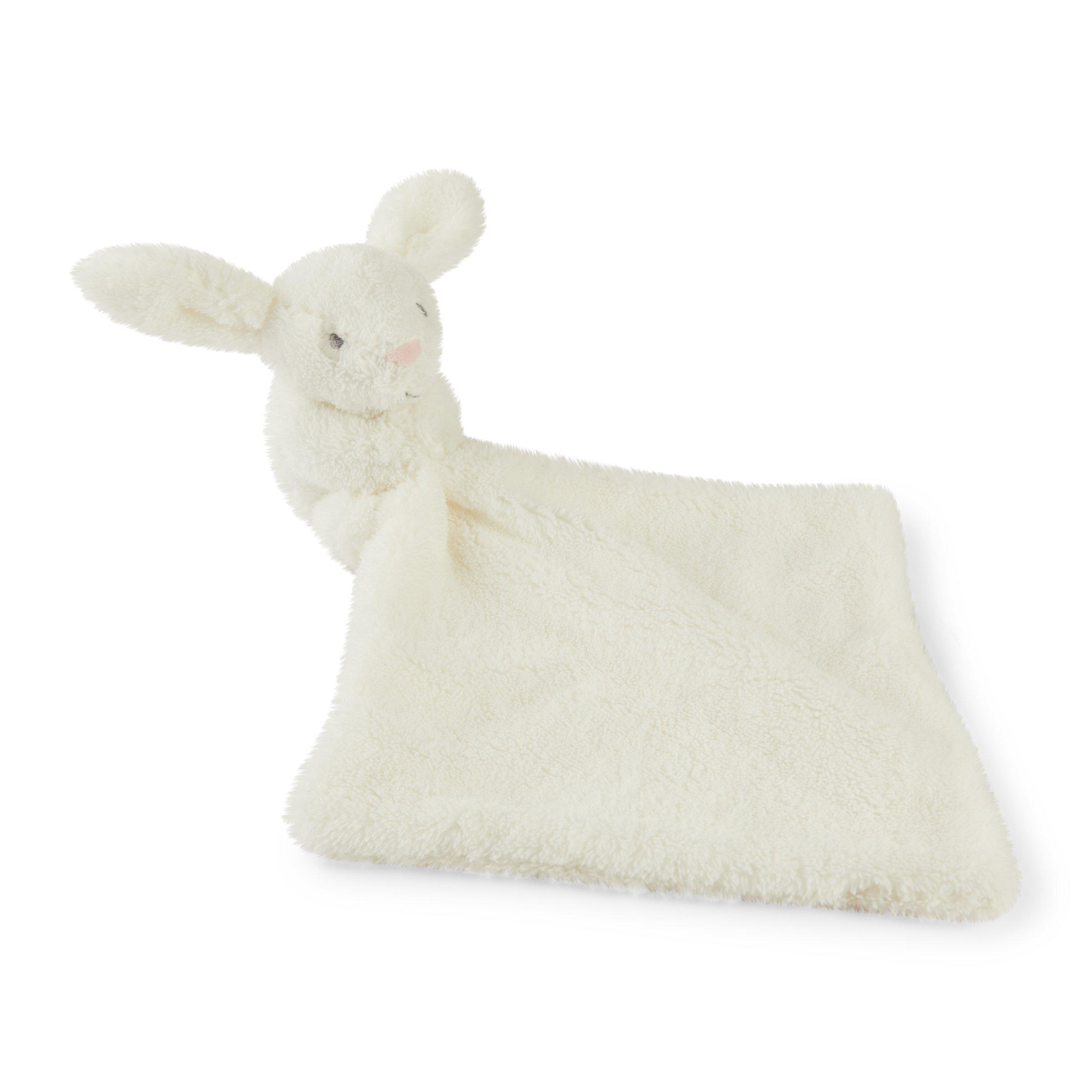 Unisex Baby White Bunny Blanket (3120823) | Earthchild
