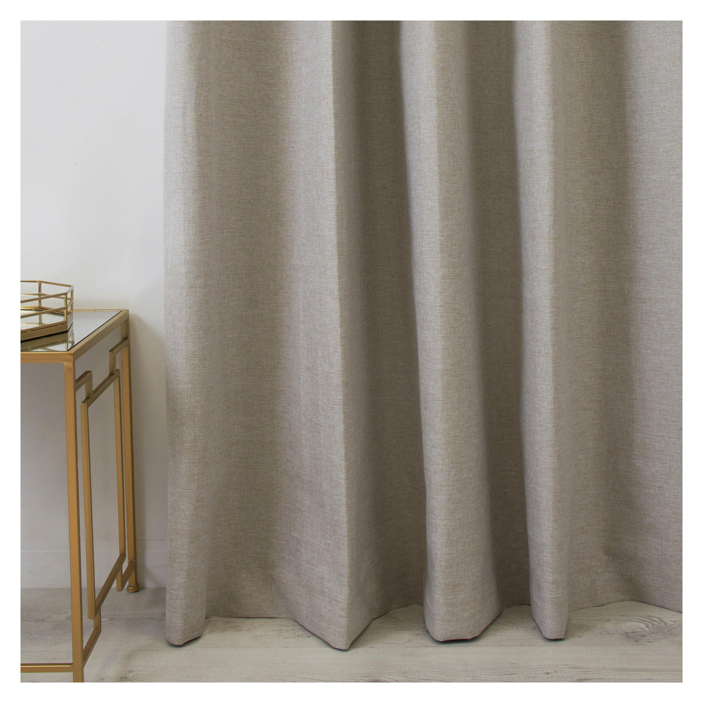Natural Blockout Taped Curtain (3120837) | Loads of Living