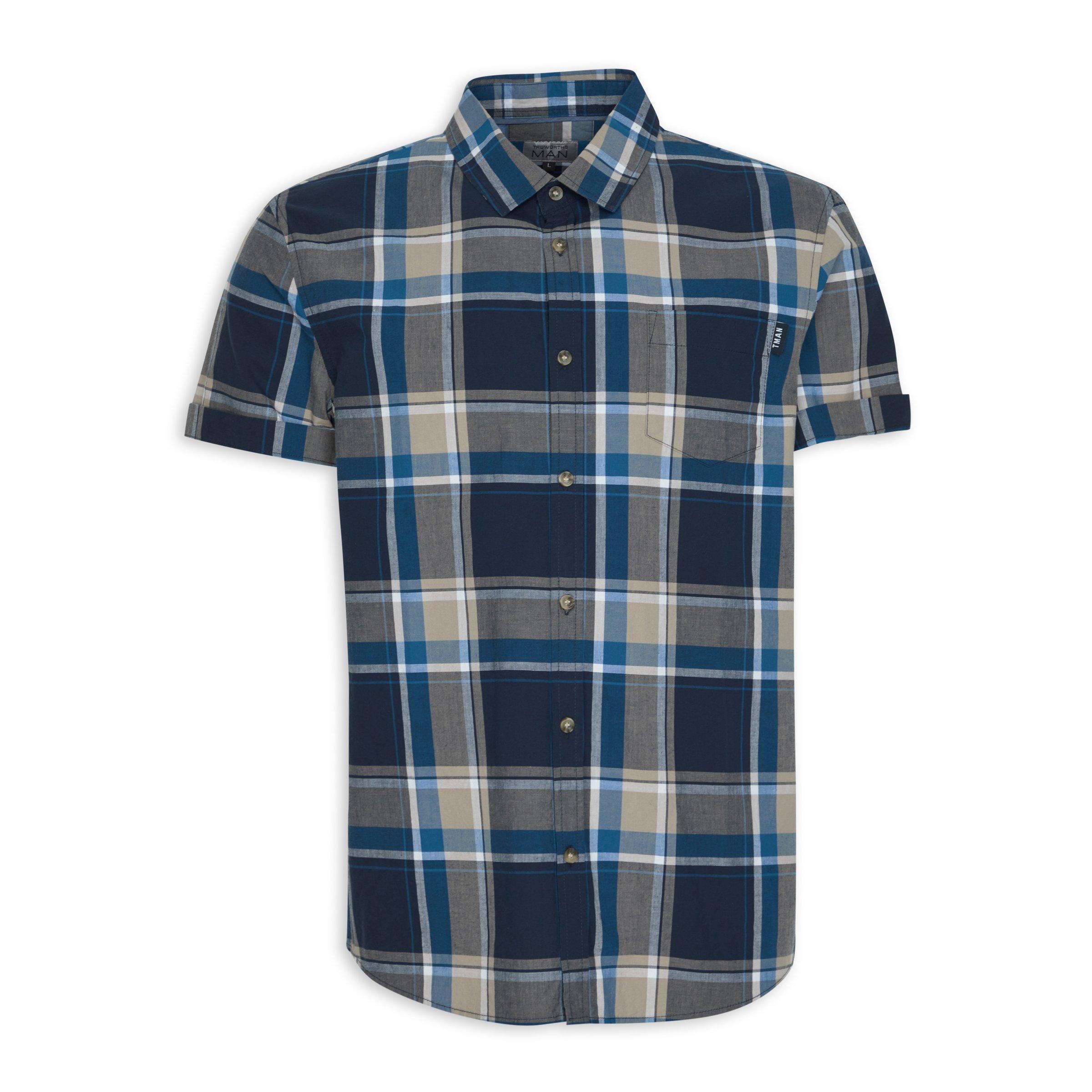 Check Slim Fit Shirt (3120888) | Truworths Man