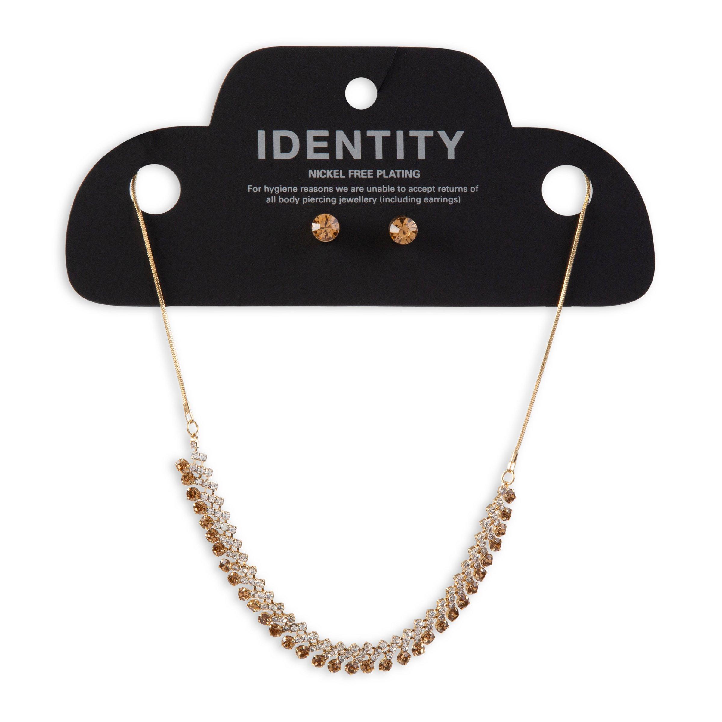 Mixed Stone Floating Bib Set (3121156) | Identity