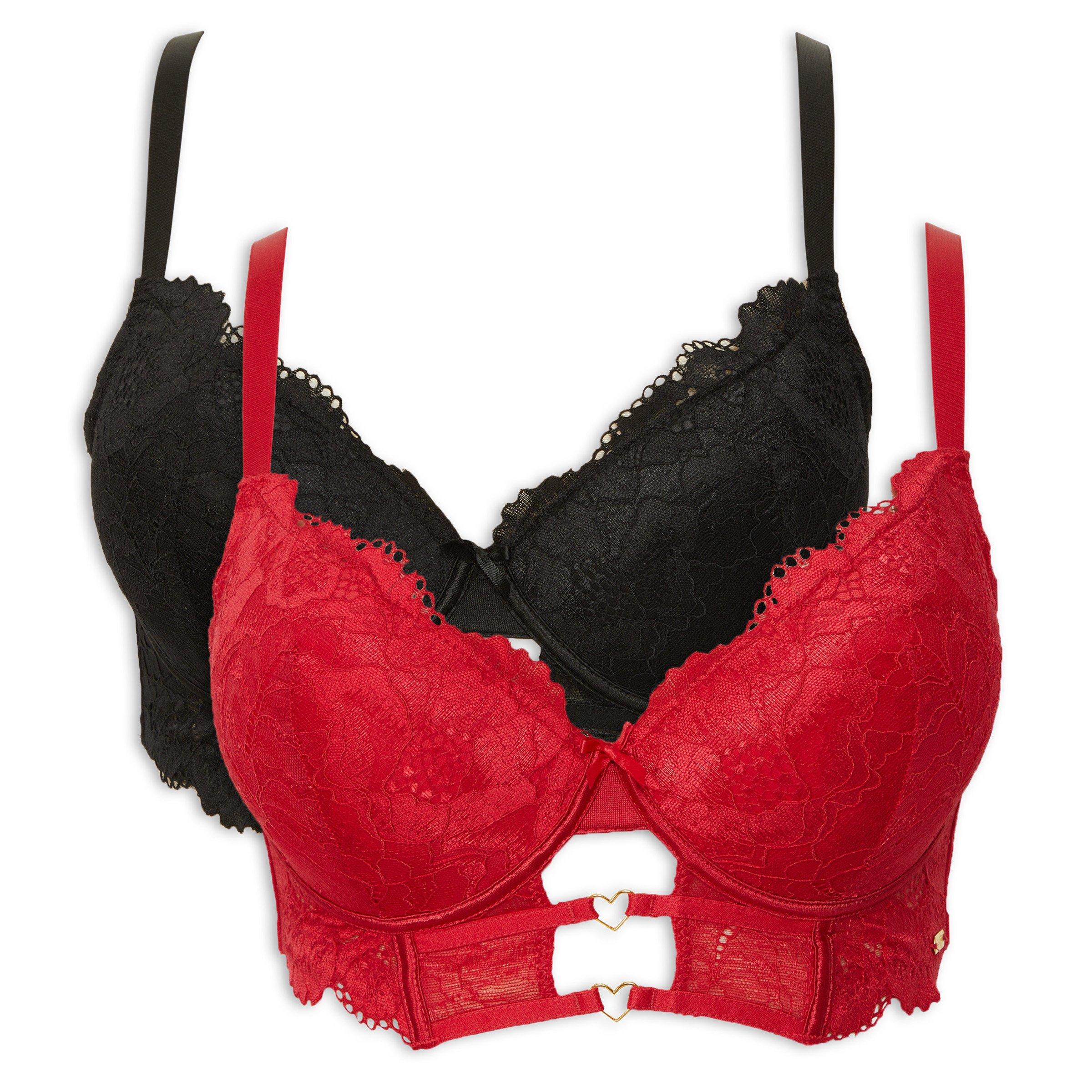 2-pack Padded Plunge Bras (3121185) | Identity
