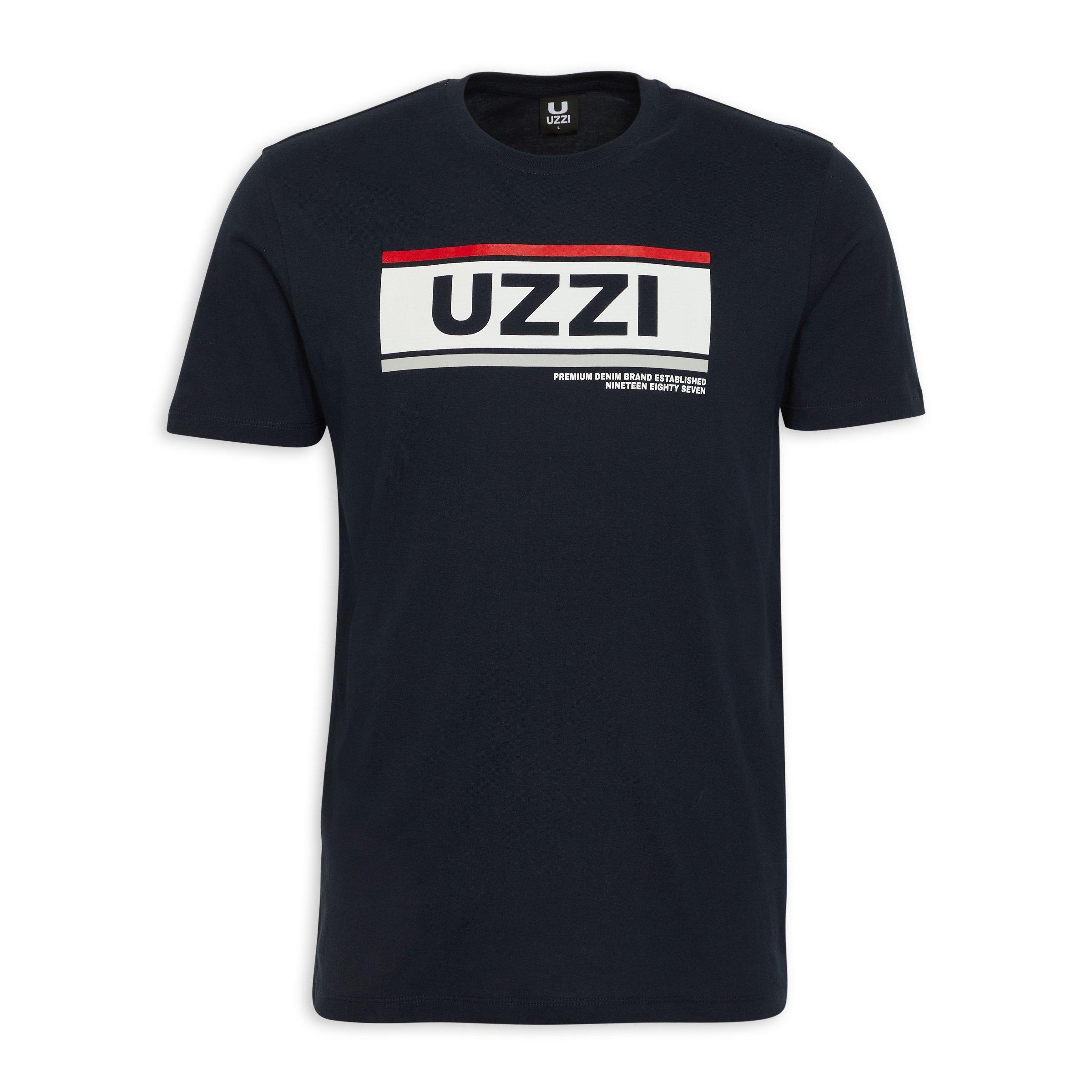 Navy Branded T-shirt (3121503) | UZZI