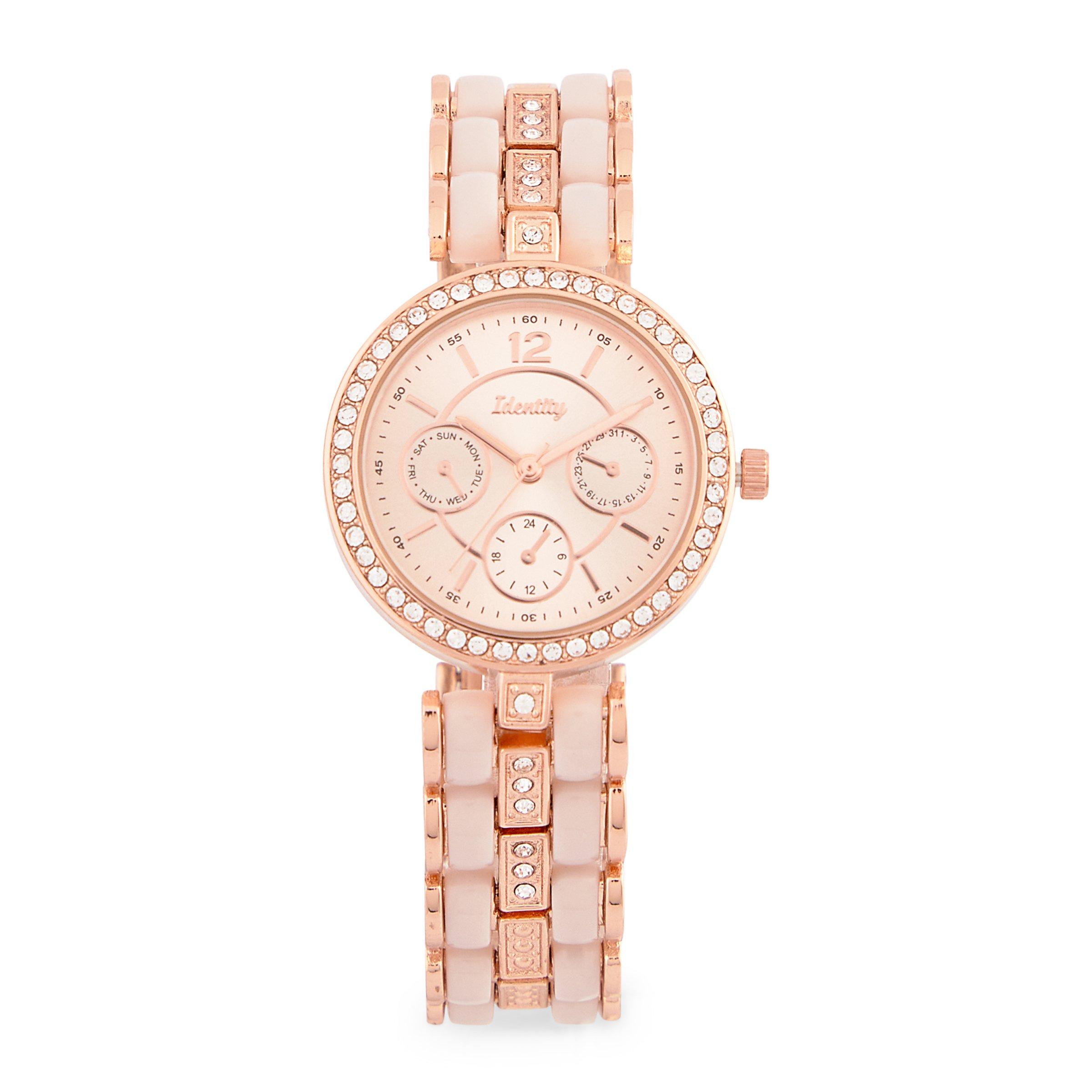 Rose Gold Chainlink Watch (3121560) | Identity