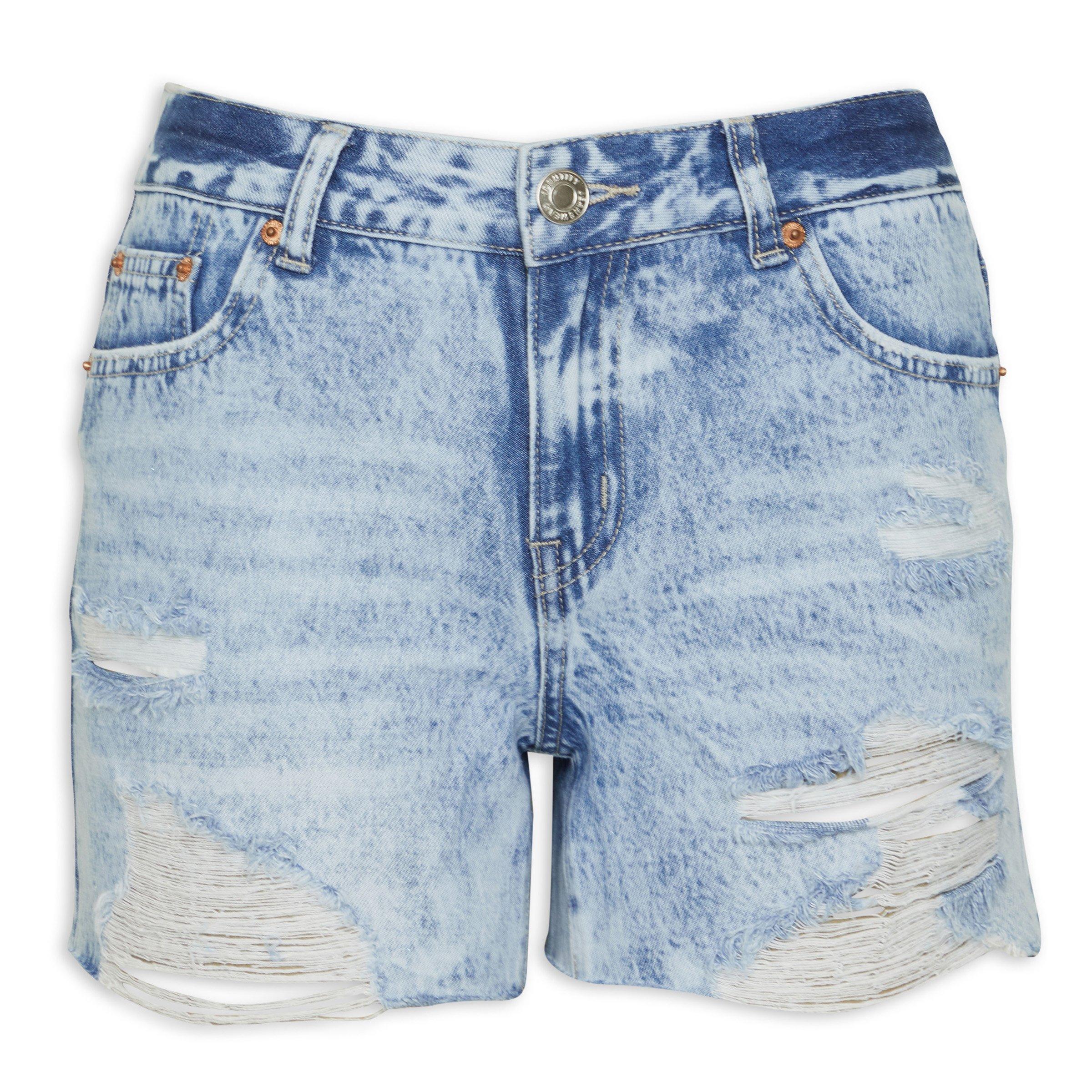 Blue Ripped Short (3121859) | Identity