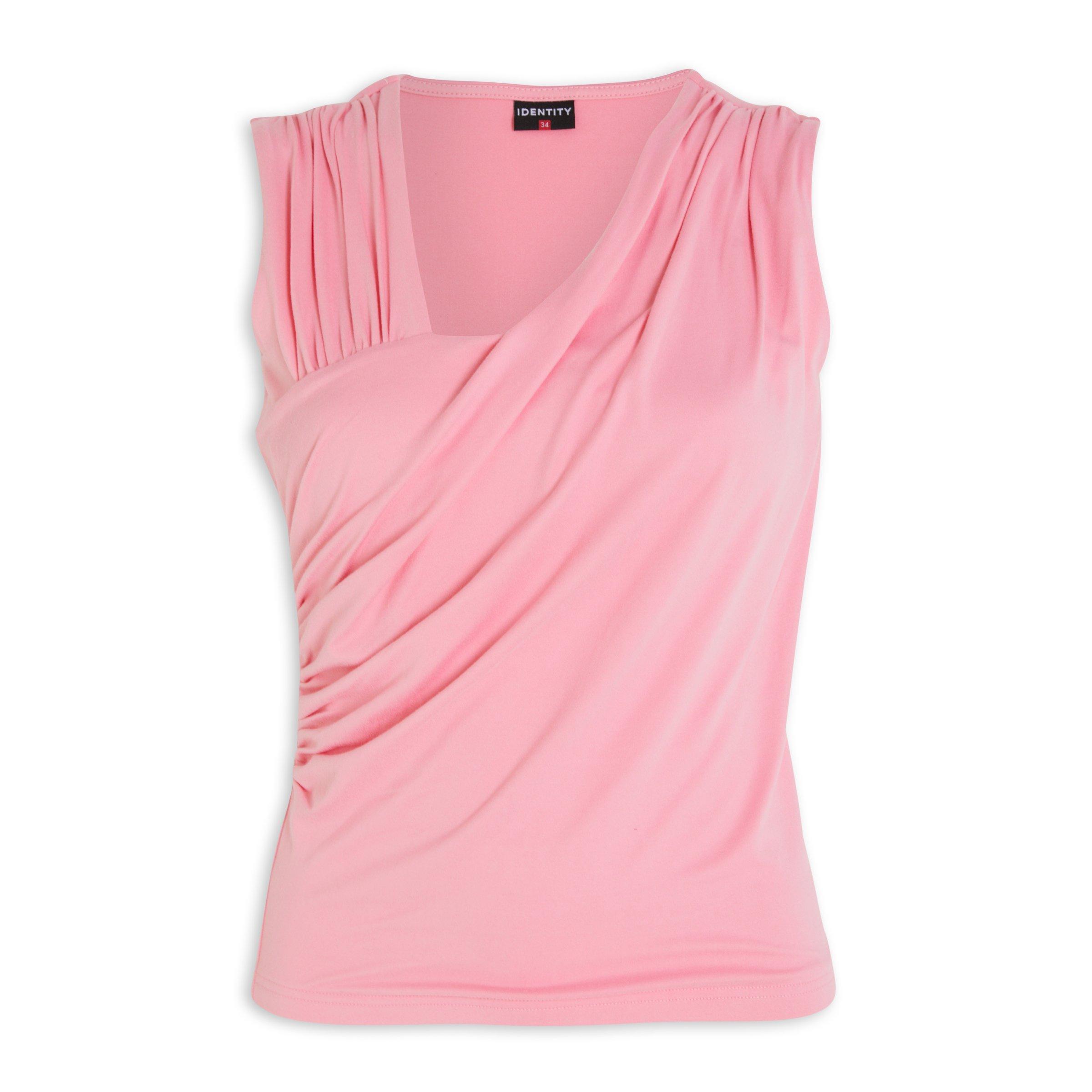 Pink Draped Top (3121875) | Identity