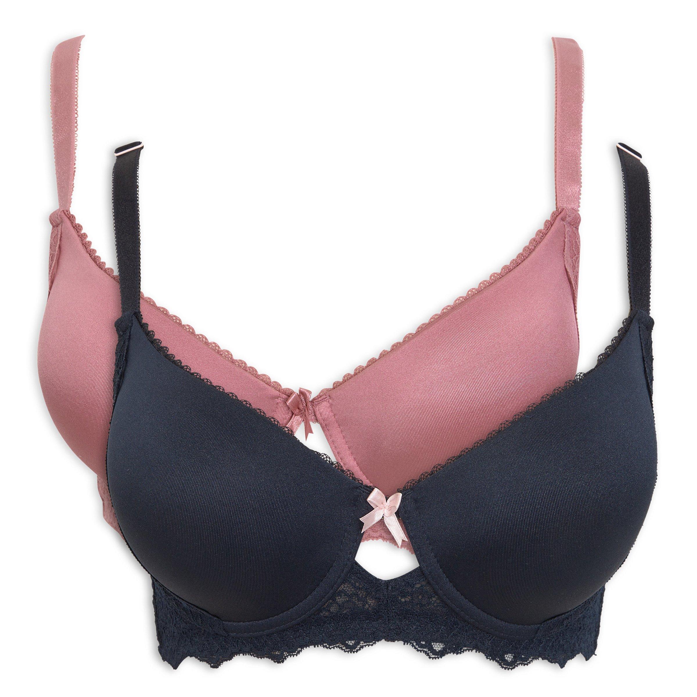 2-pack Padded Plunge Bras (3122098) | Truworths