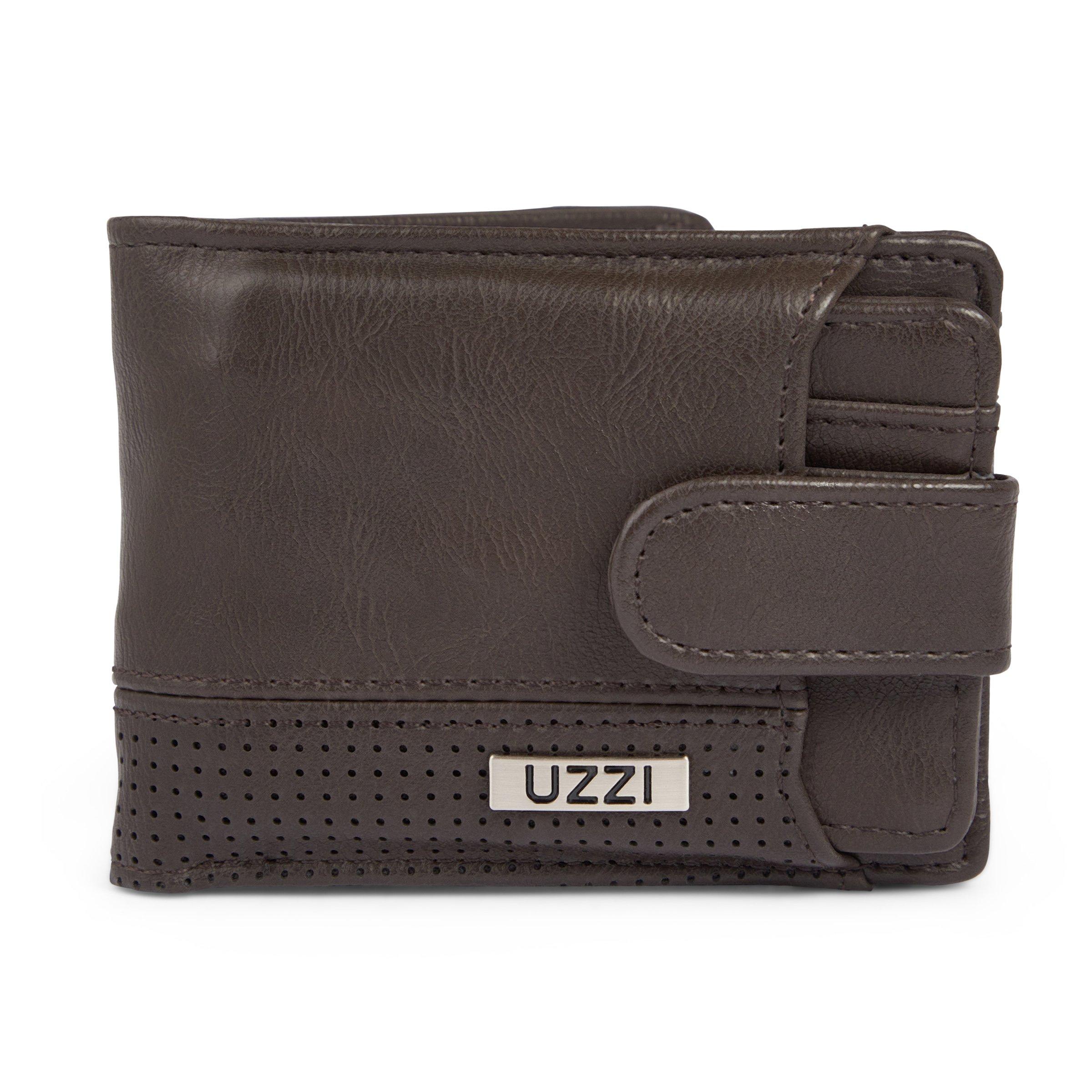 Brown Removeable Card Holder Wallet (3122184) | UZZI