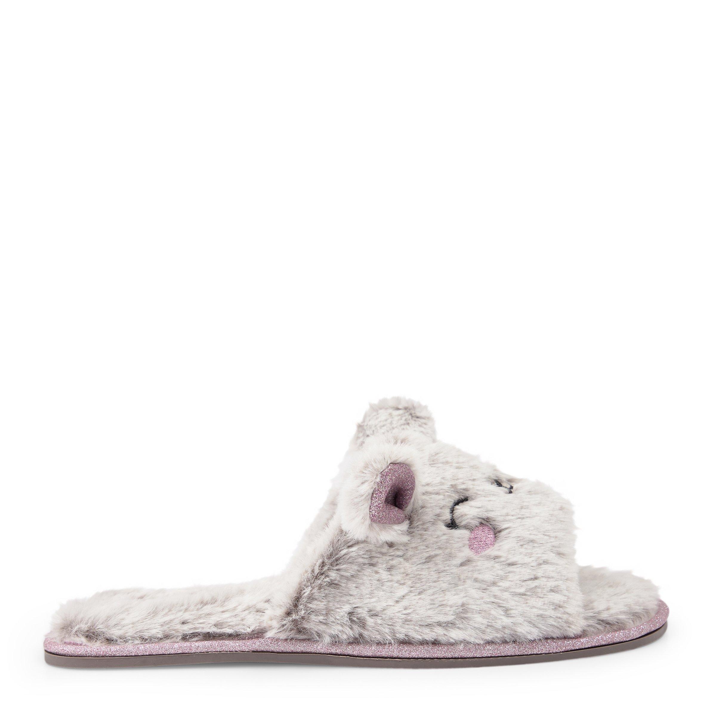 Mocha Open Toe Slippers (3122249) | Identity