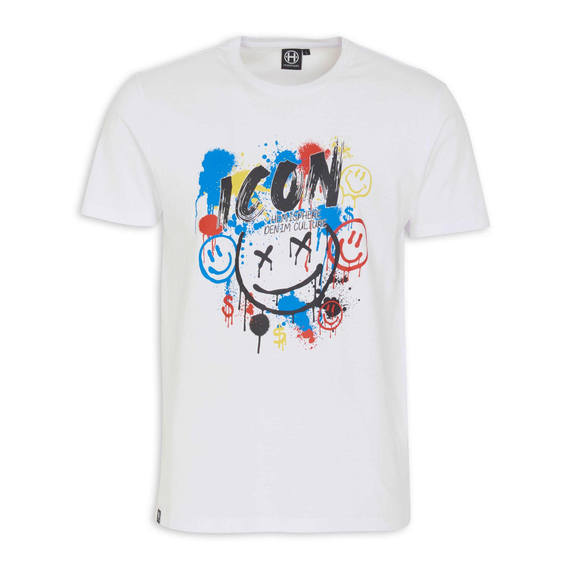 White Graphic T-shirt (3122588) | Hemisphere