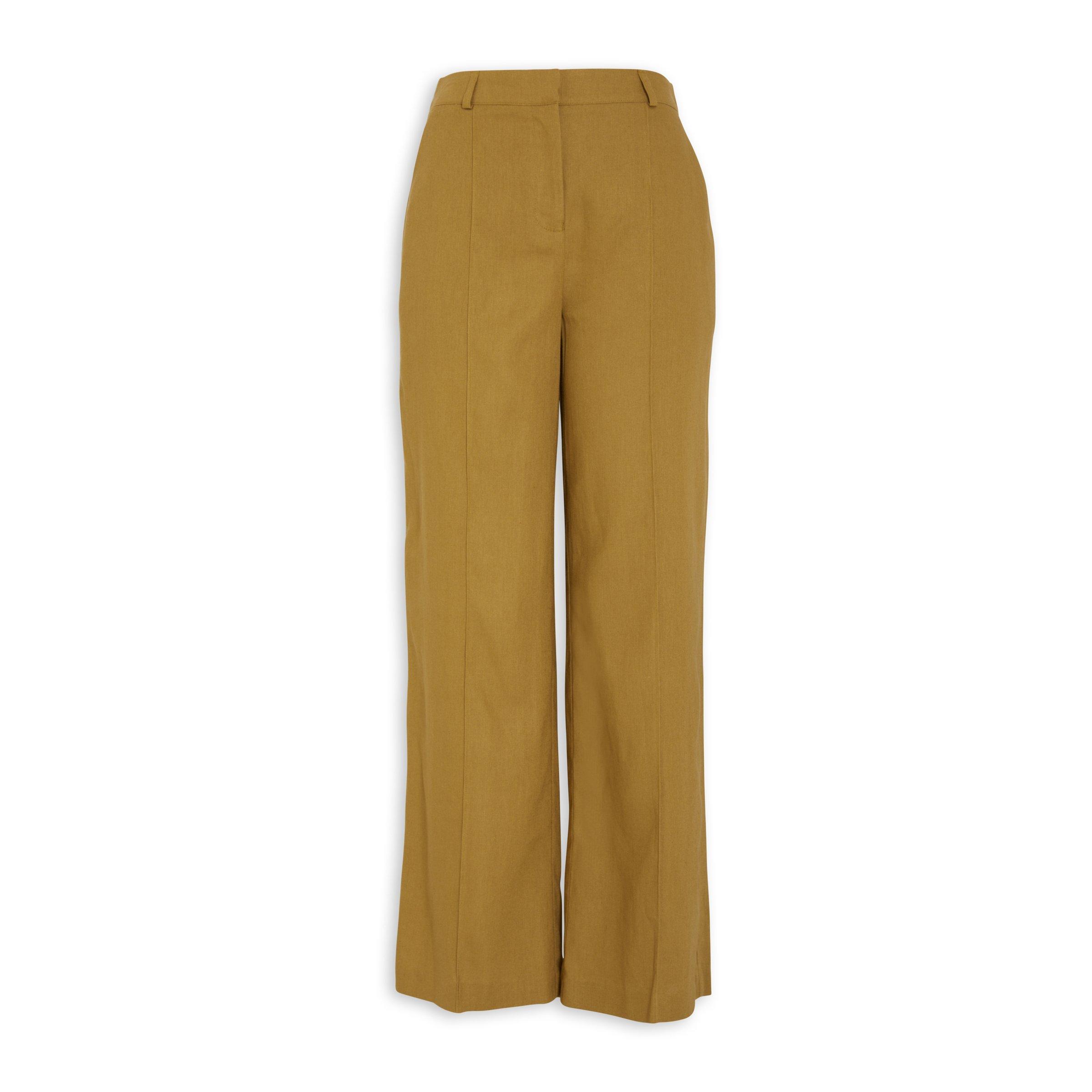 Mustard Wide Leg Pants (3123233) | Finnigans