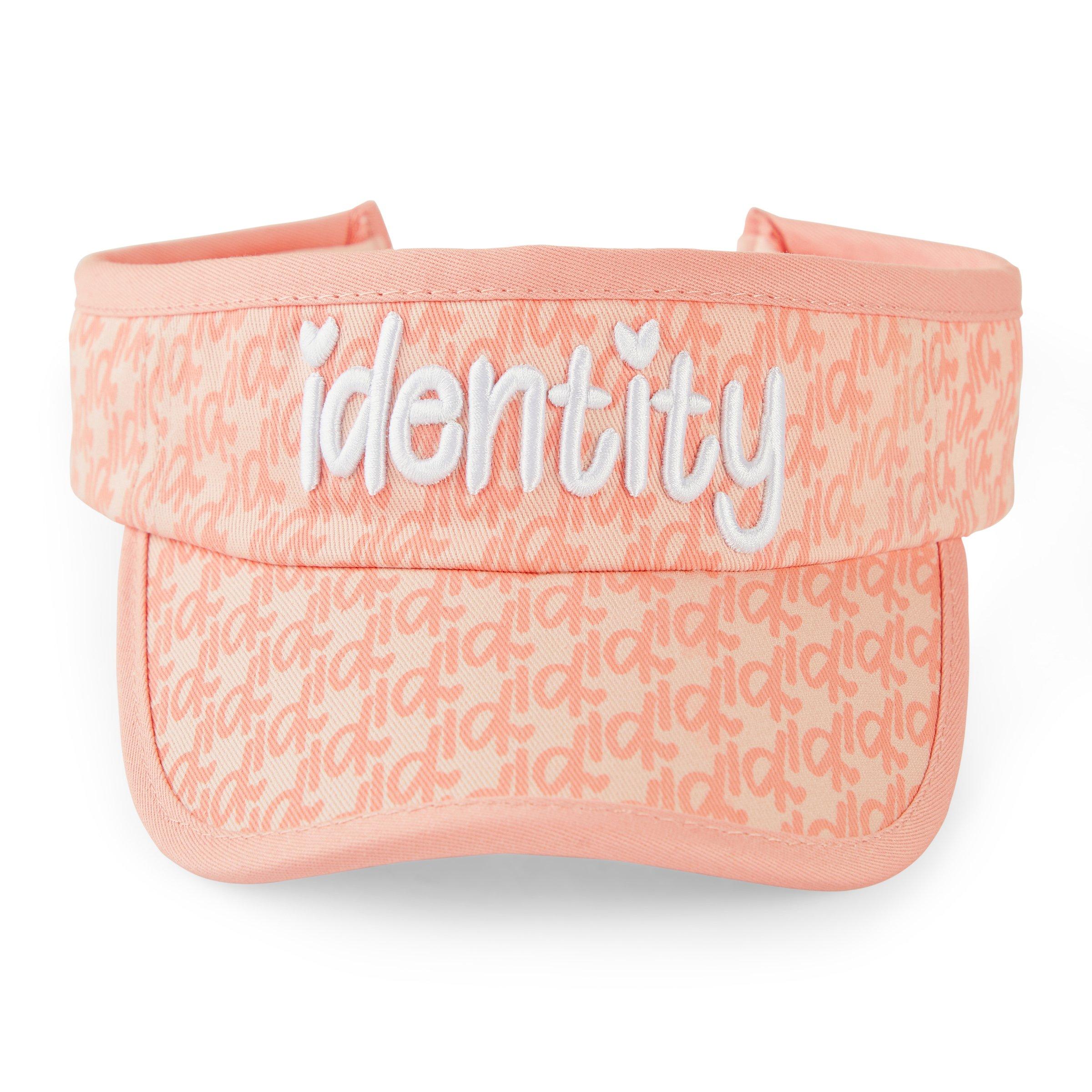 Girls Pink Branded Sun Visor Cap (3123325) | Identity