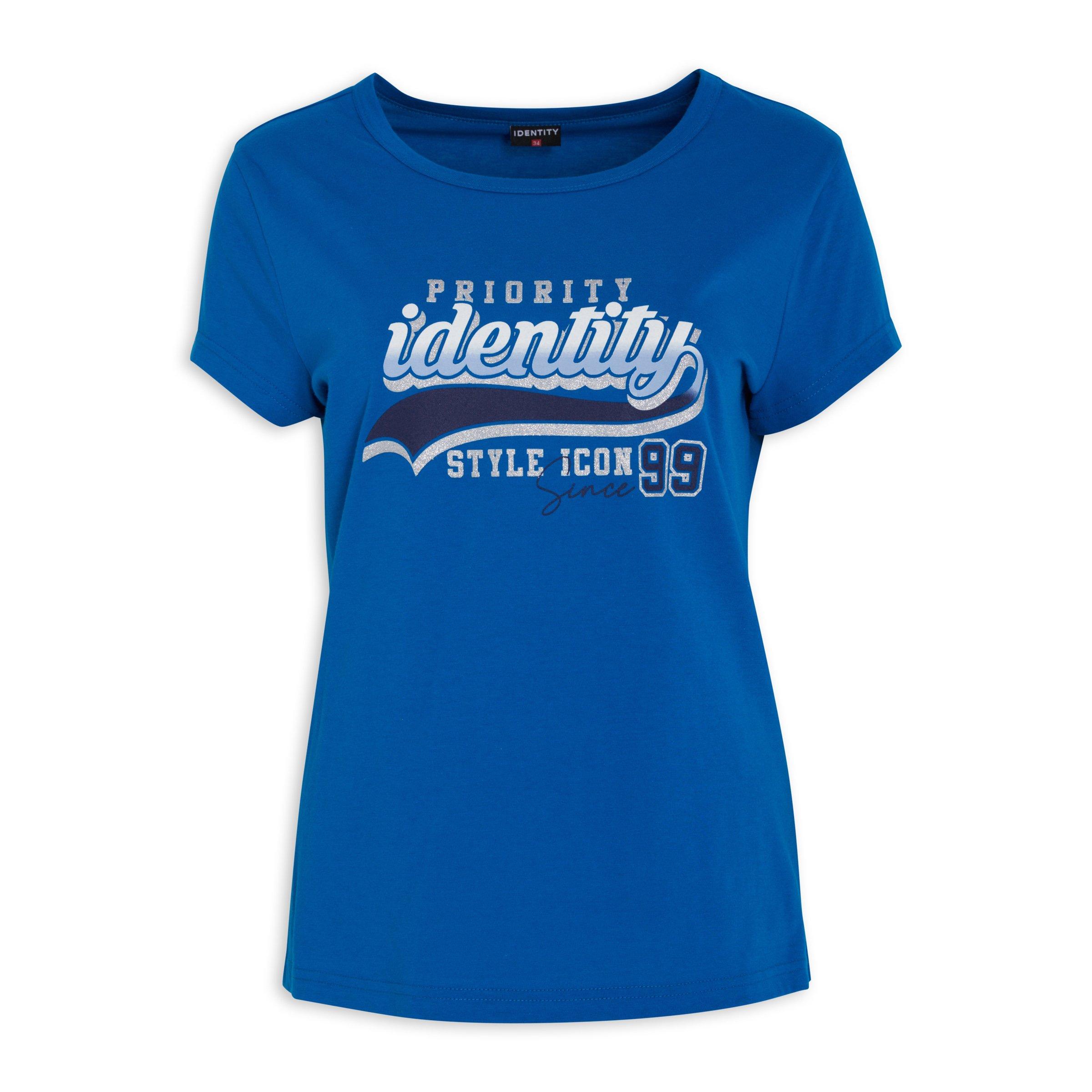 Blue Branded Tee (3123395) | Identity