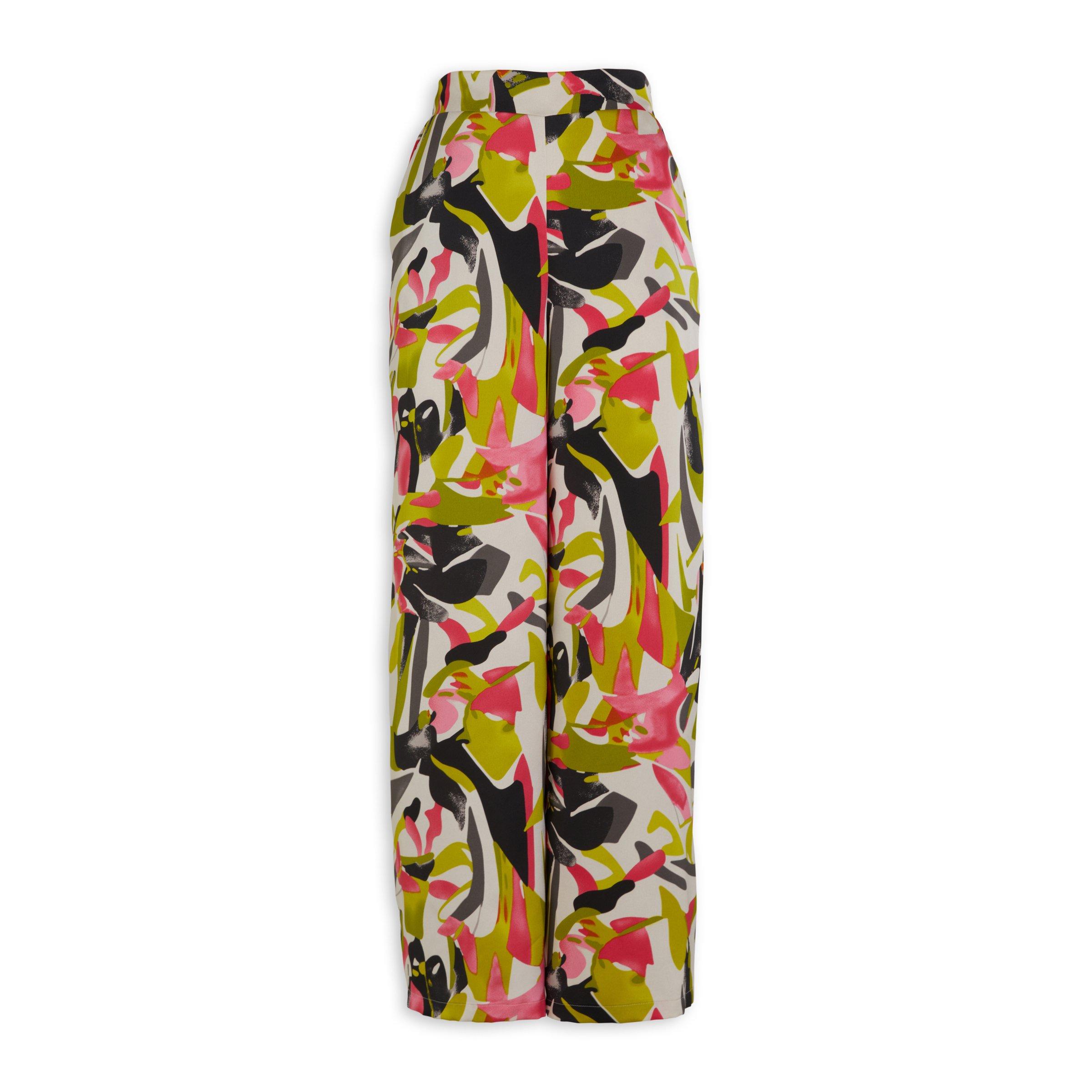 Printed Wide Leg Pants (3124100) | Inwear