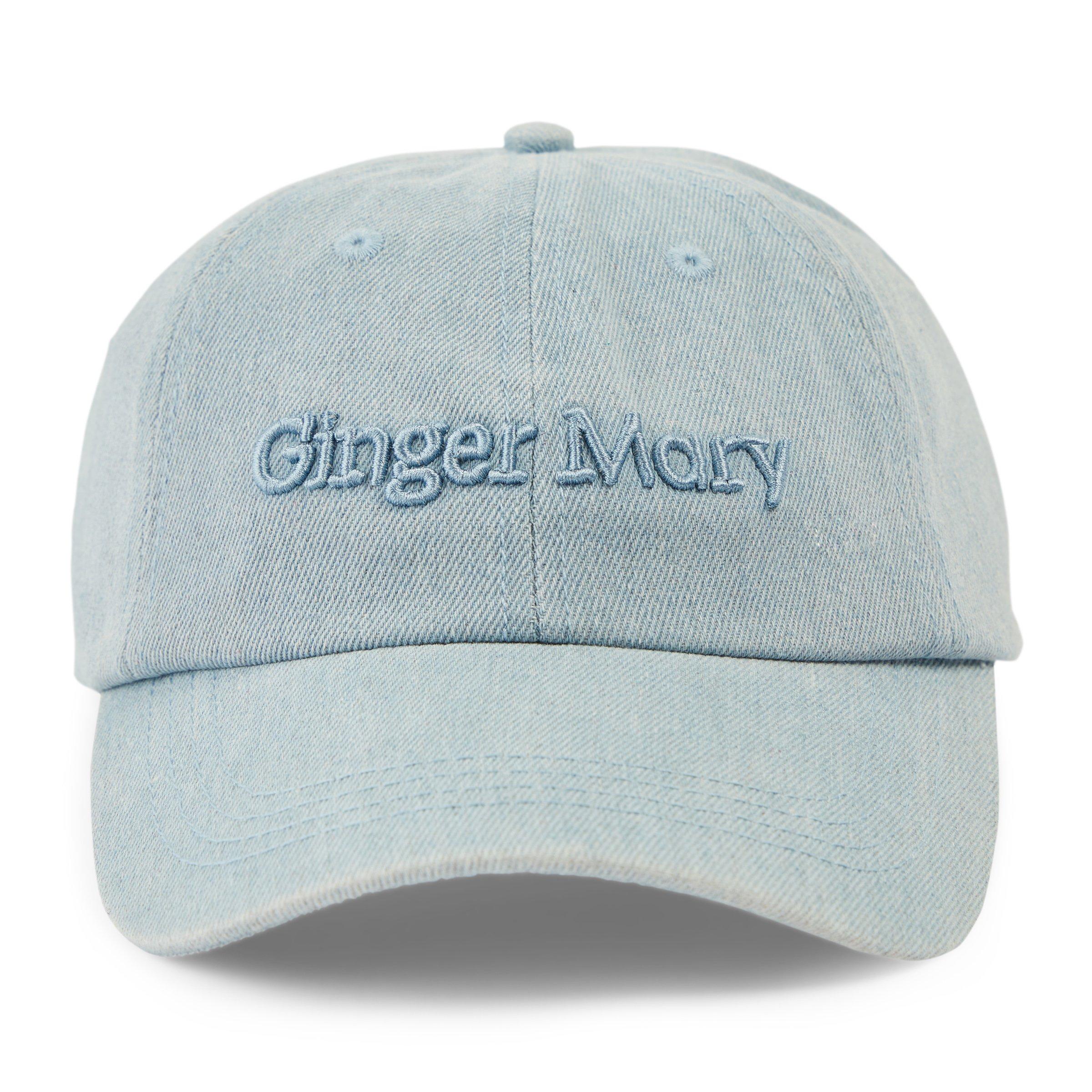 Navy Denim Peak Cap (3124408) | Ginger Mary