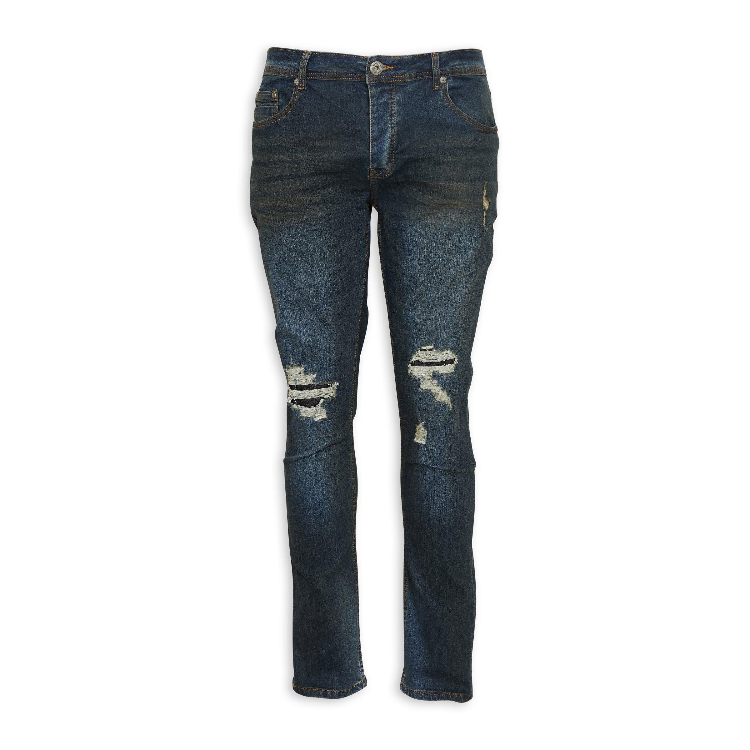 Indigo Ripped Slim Leg Jeans (3124472) | Identity