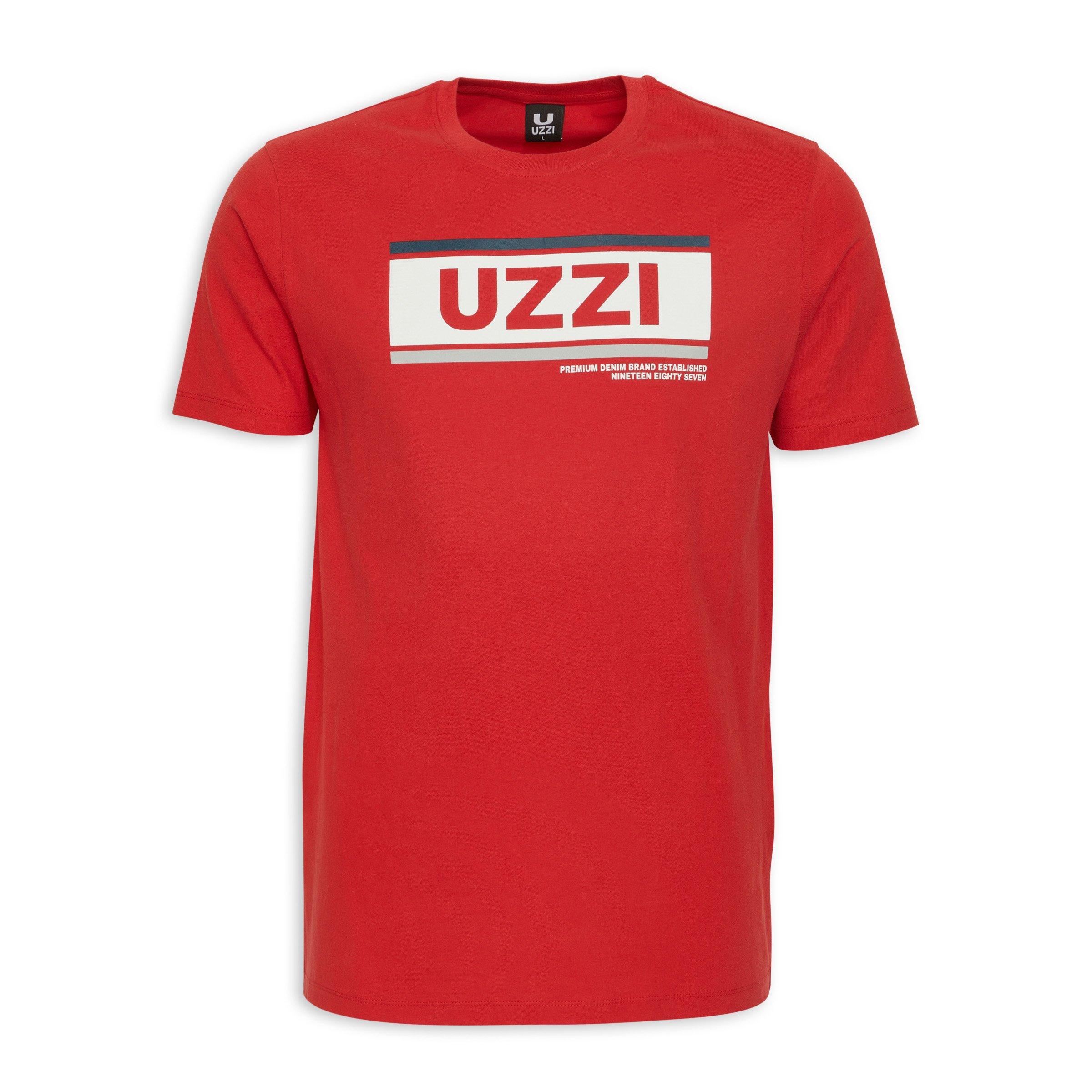 Red Branded T-shirt (3124976) | UZZI