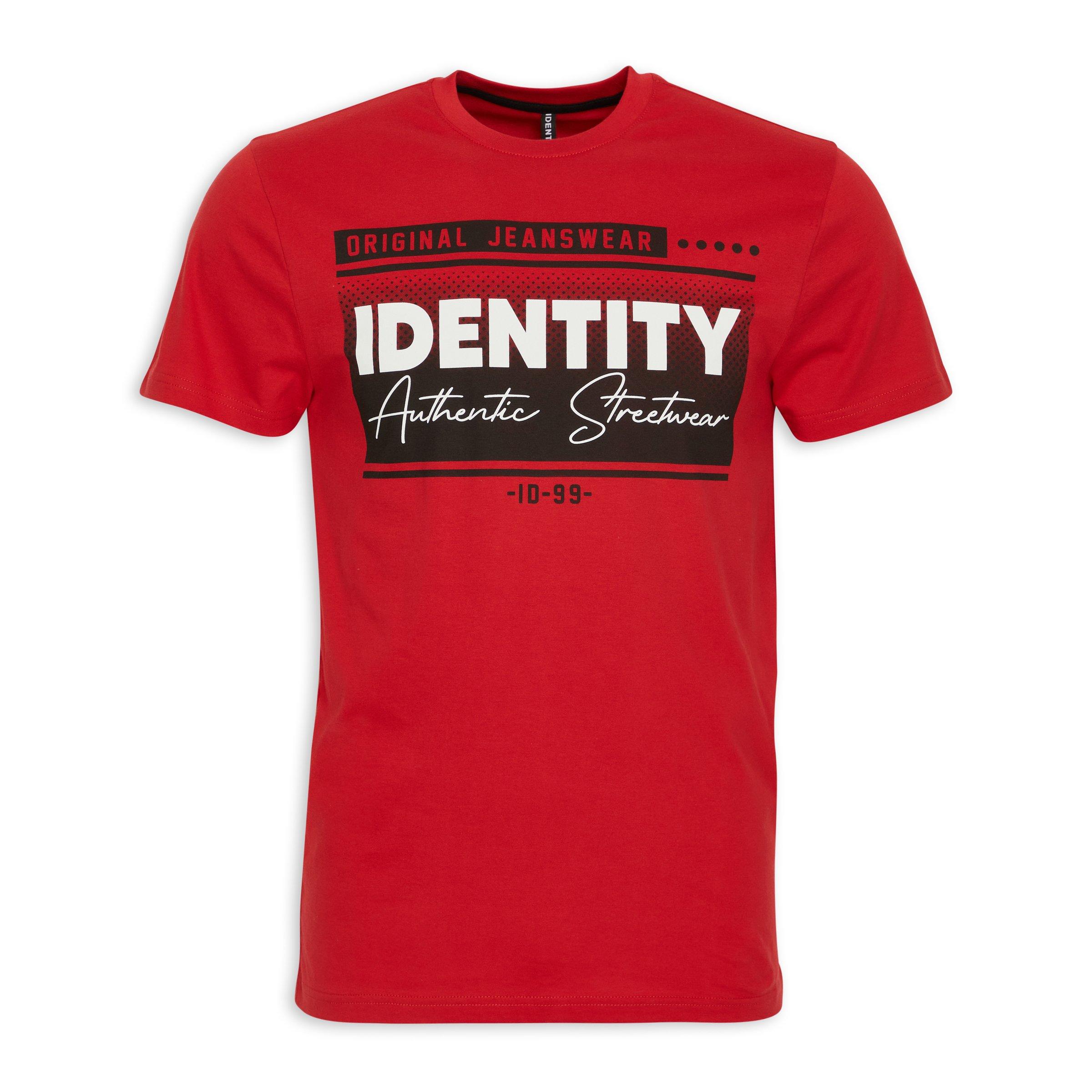Red Branded T-shirt (3125047) | Identity