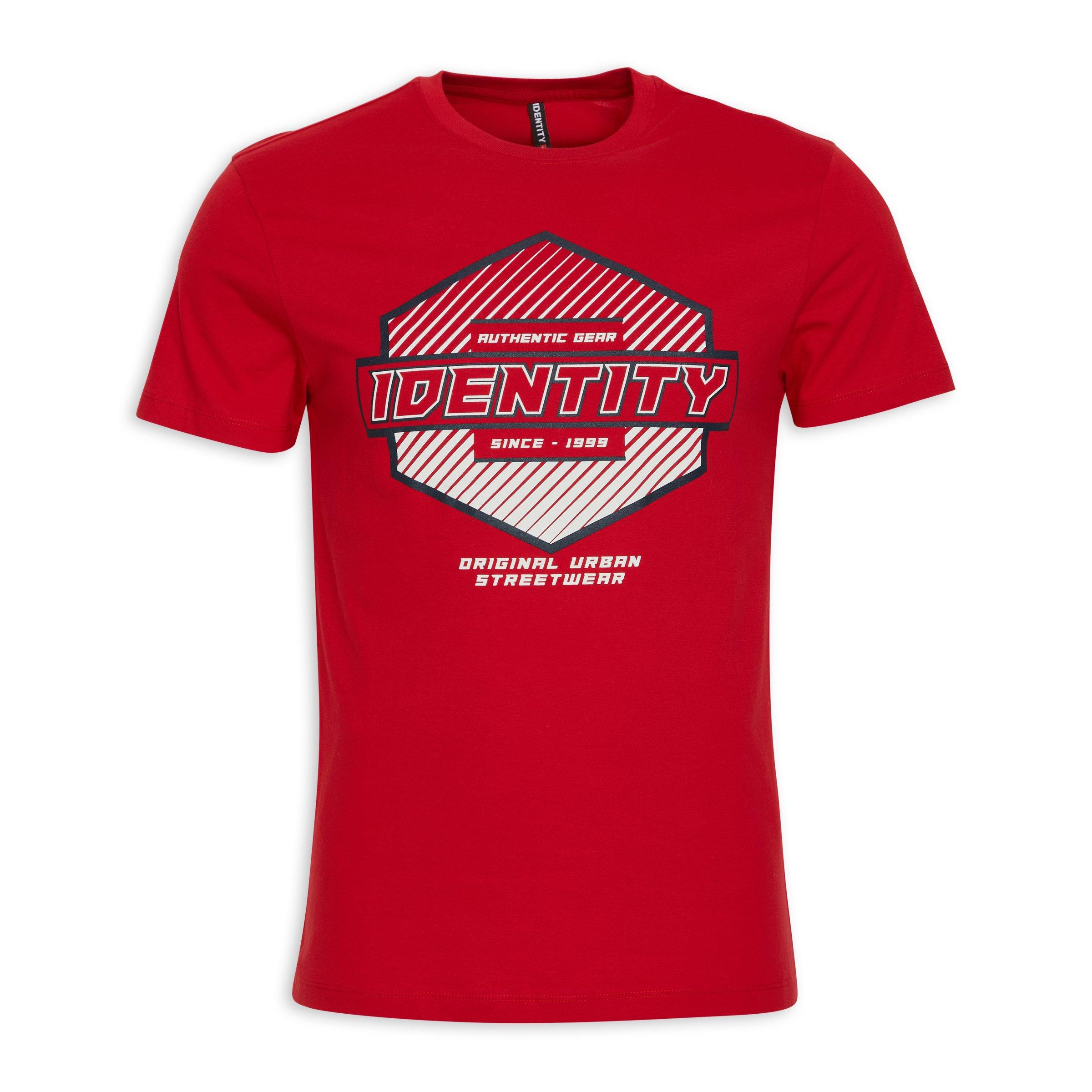 Red Branded T-shirt (3125086) | Identity