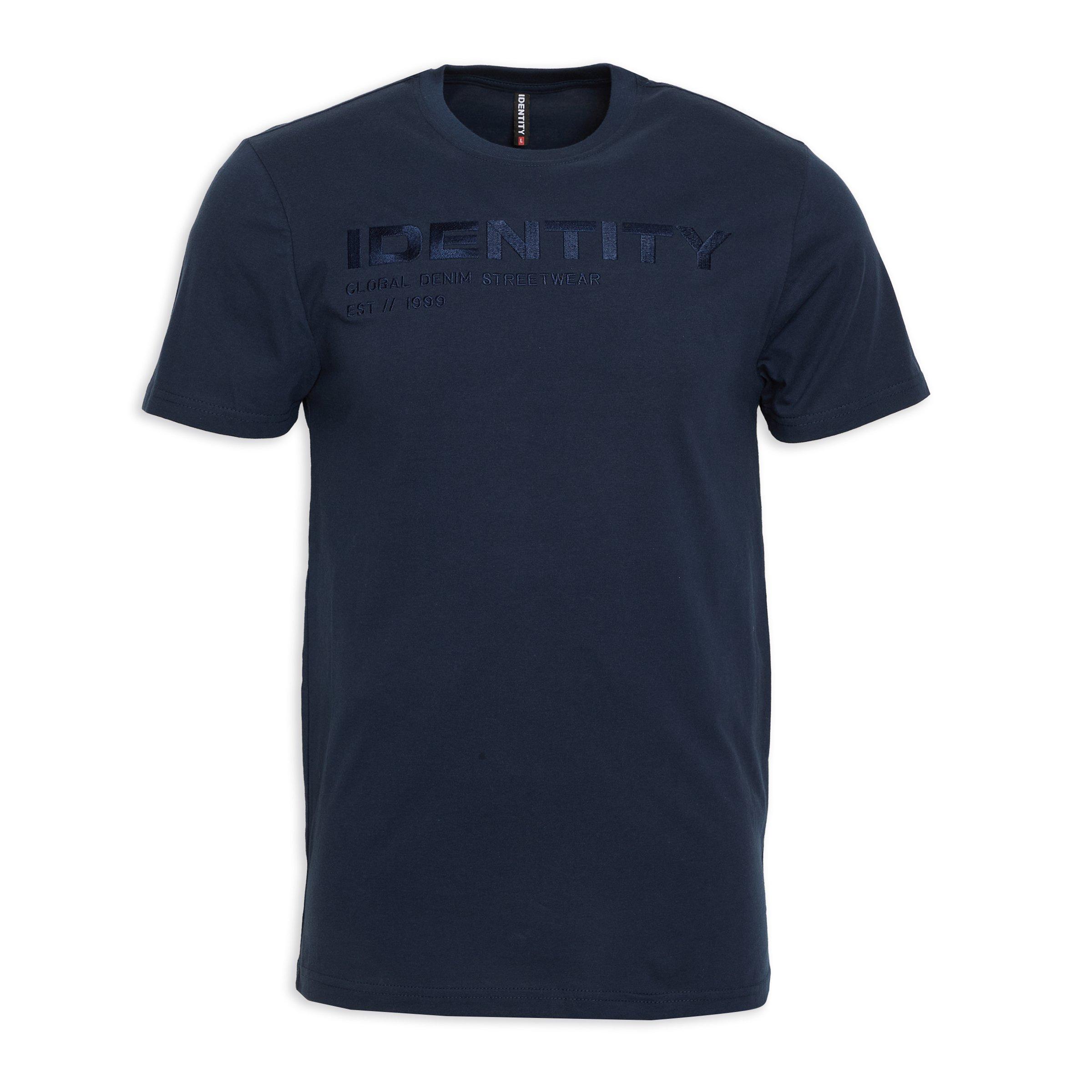 Navy Branded T-shirt (3125094) | Identity
