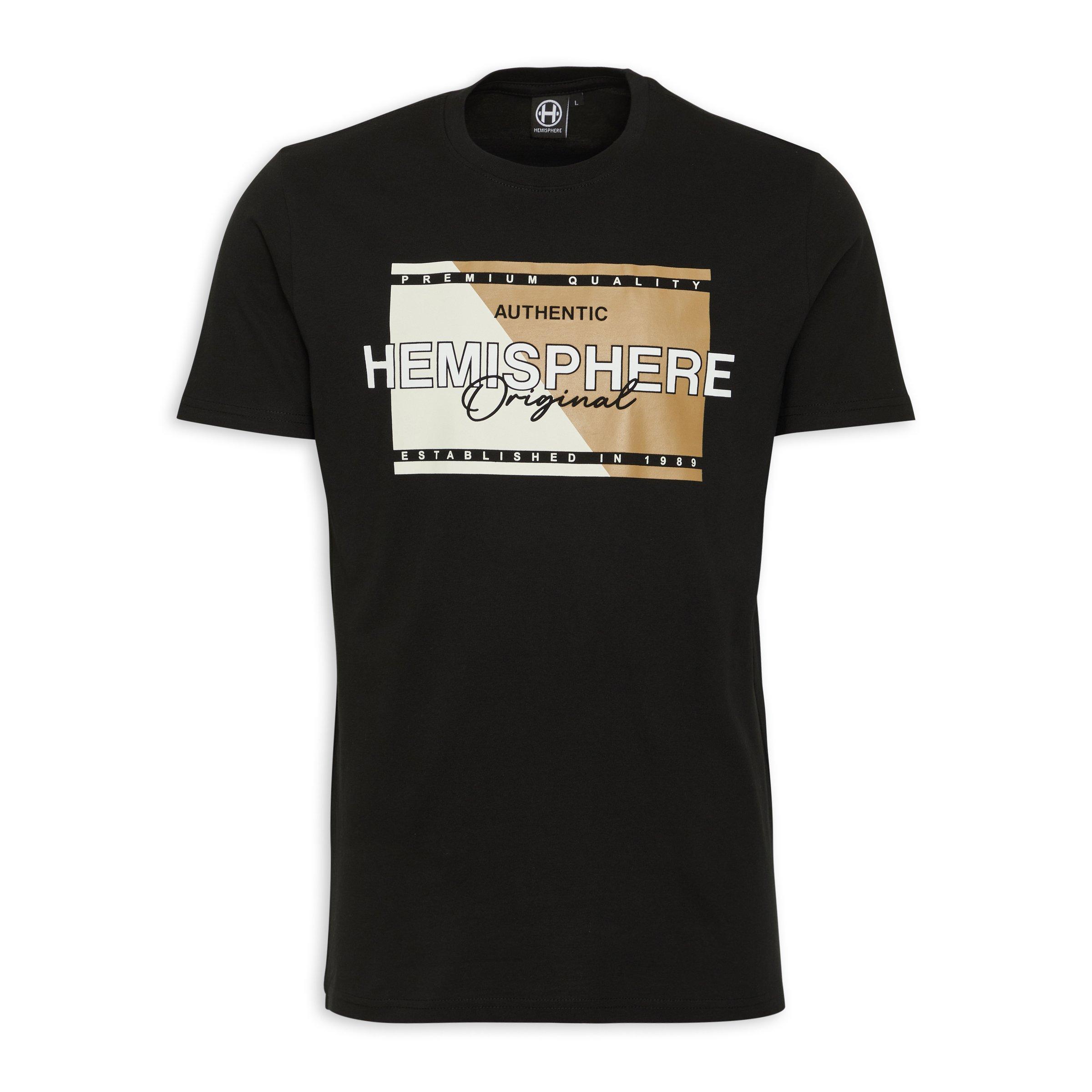 Black Branded T-shirt (3125106) | Hemisphere