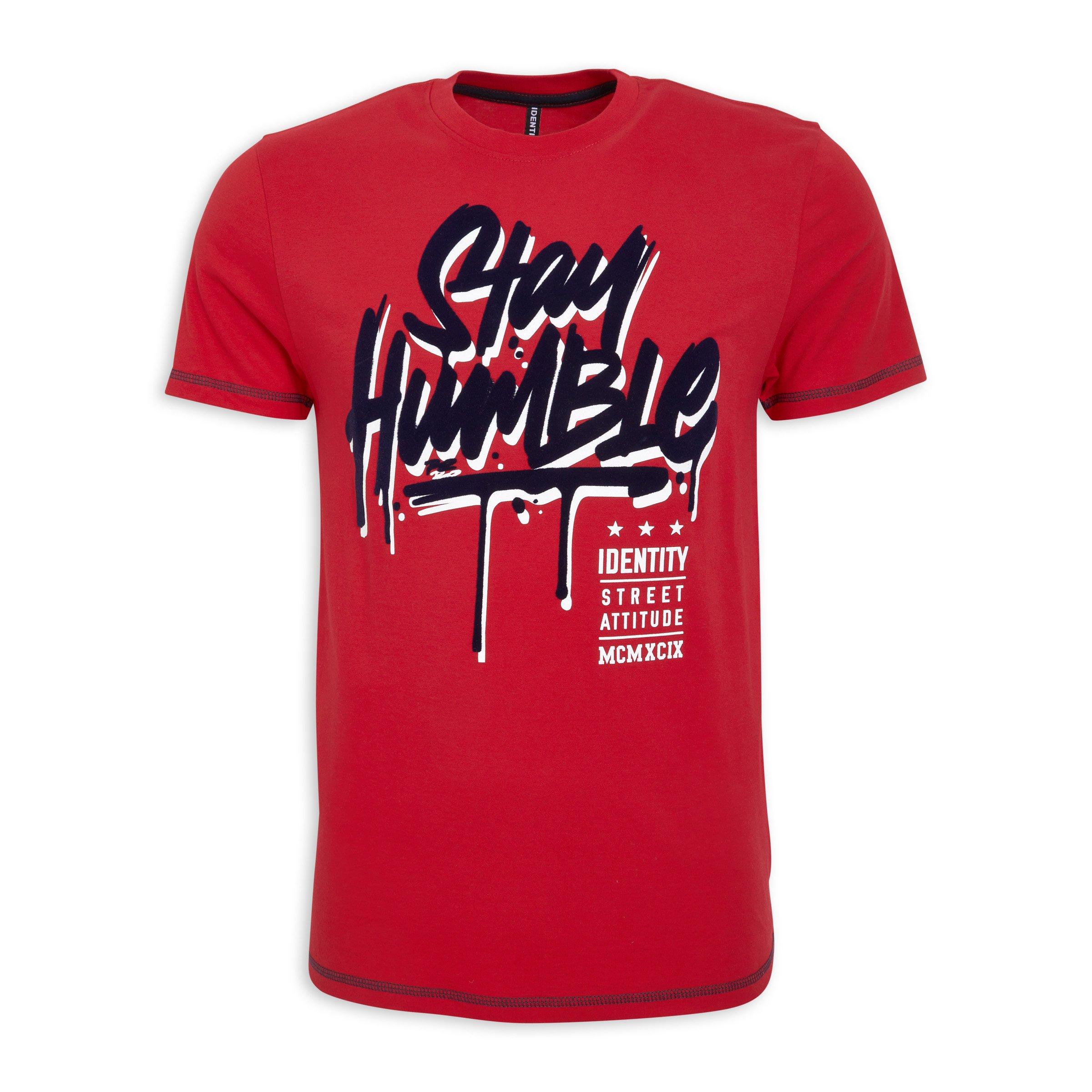 Red Graphic T-shirt (3125229) | Identity