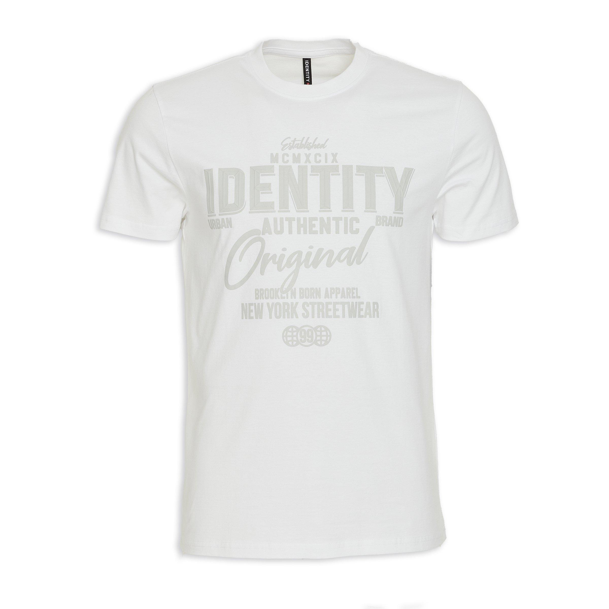 White Branded T-shirt (3125243) | Identity