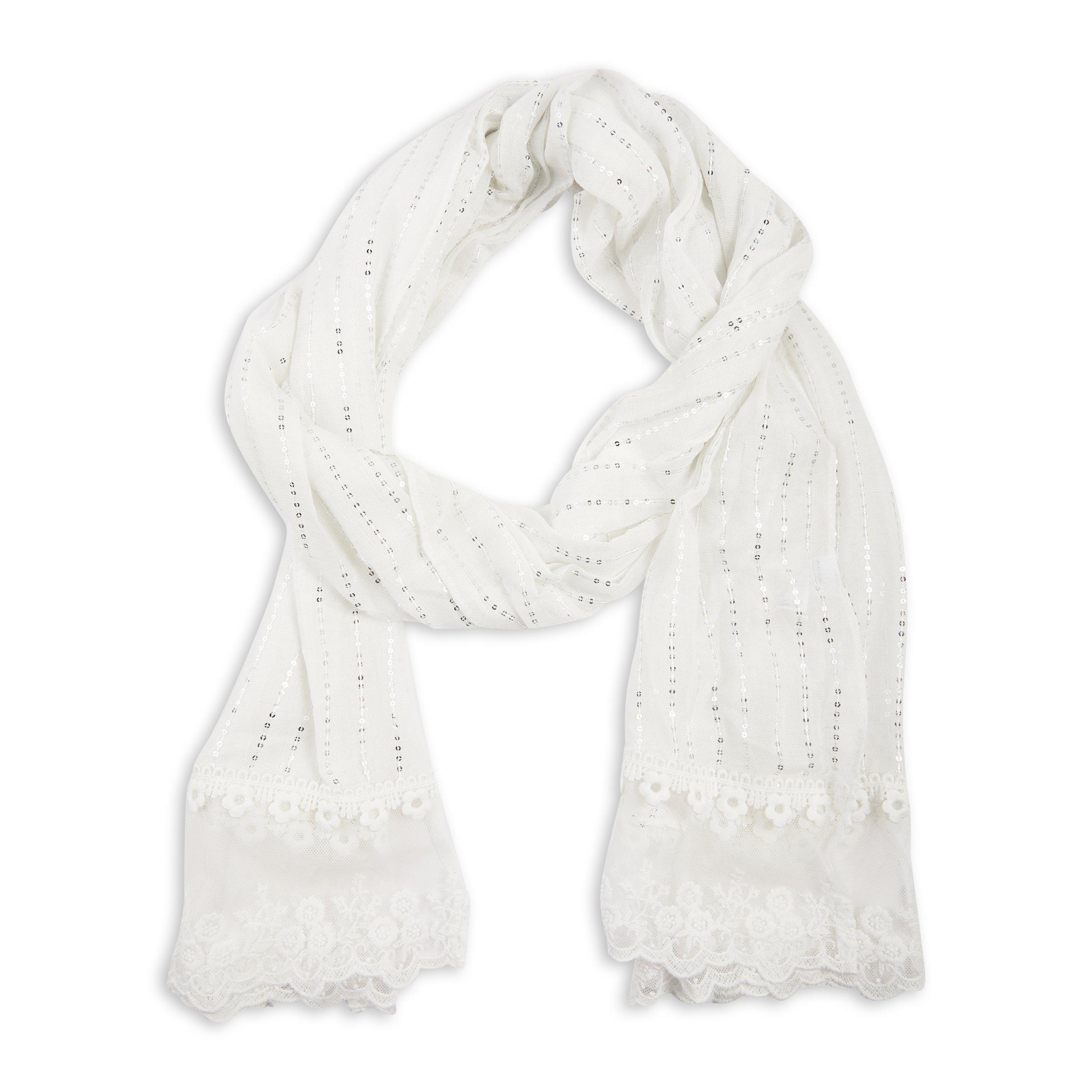 White Oblong scarf (3125462) | Truworths