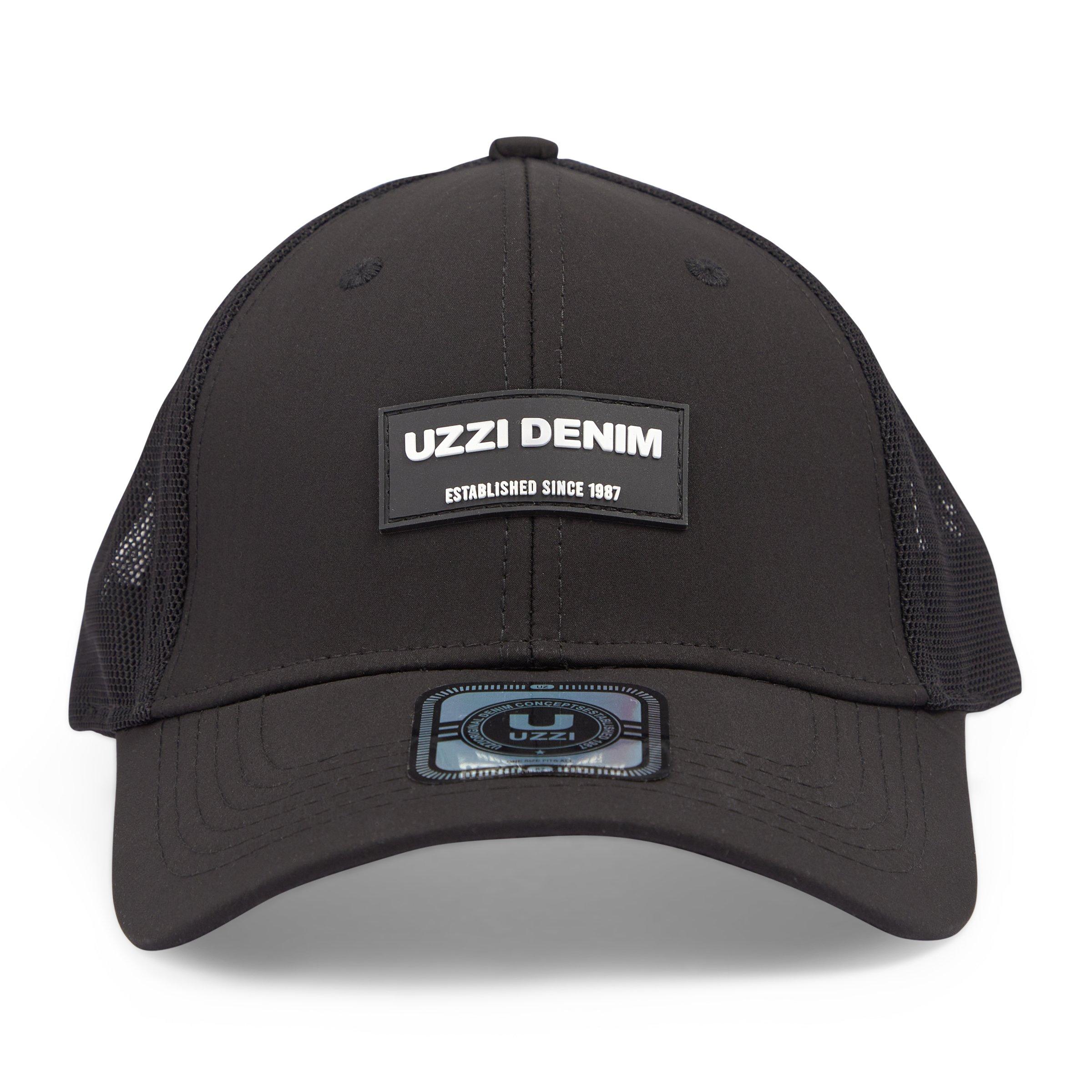 Black Trucker Peak Cap (3125474) | UZZI